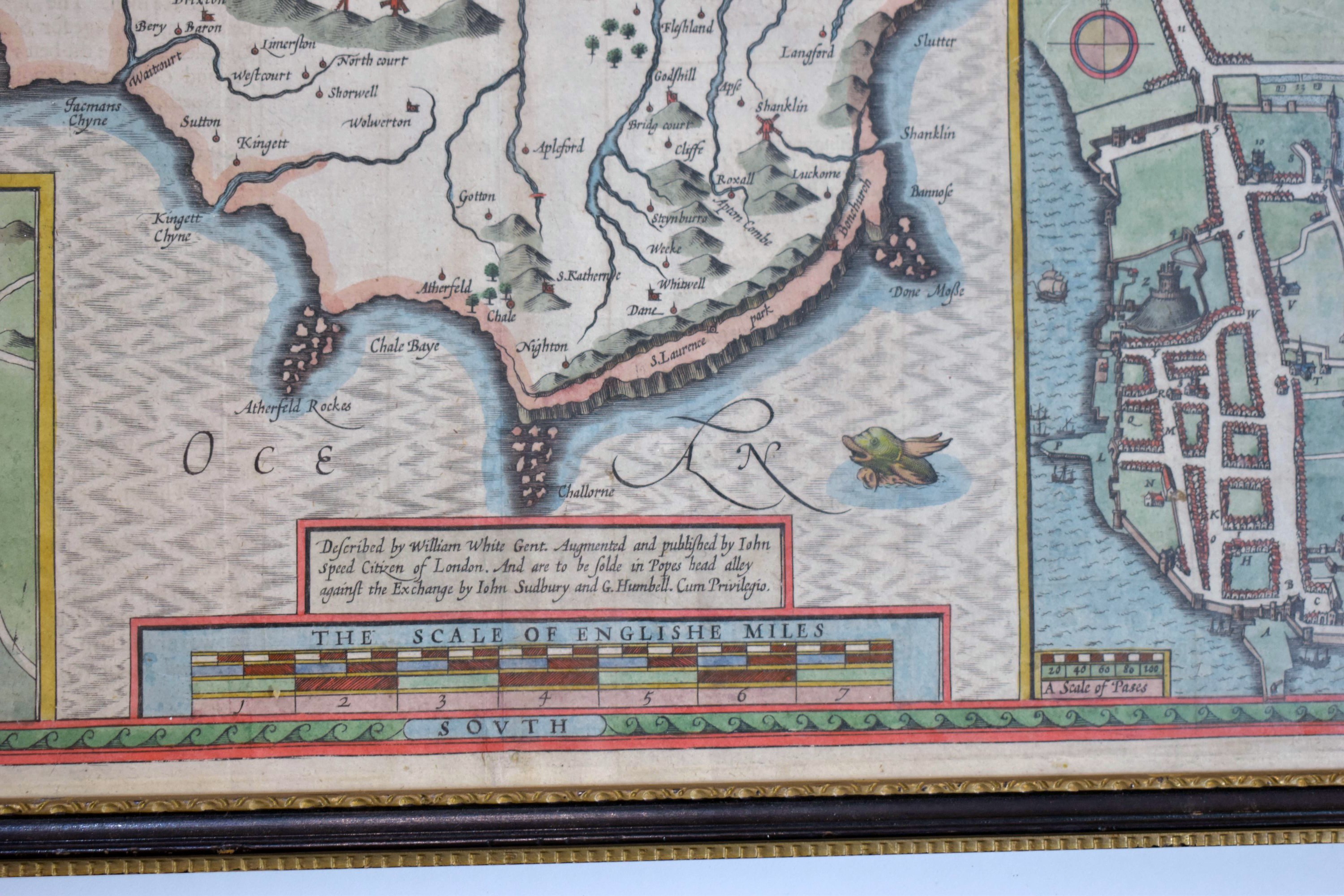 Lot 363 - John Speed - map.