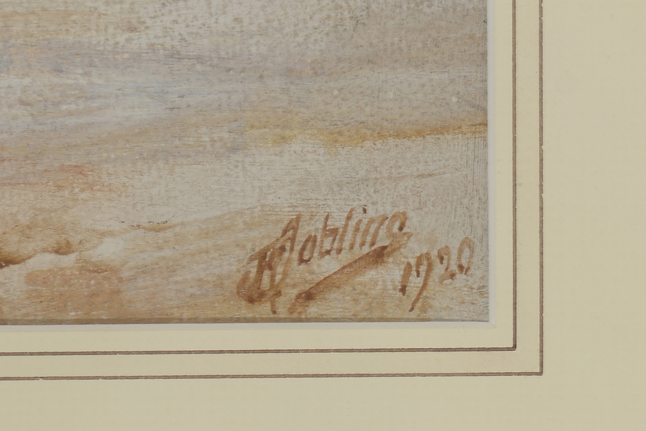 Lot 248 - Robert Jobling - watercolour.