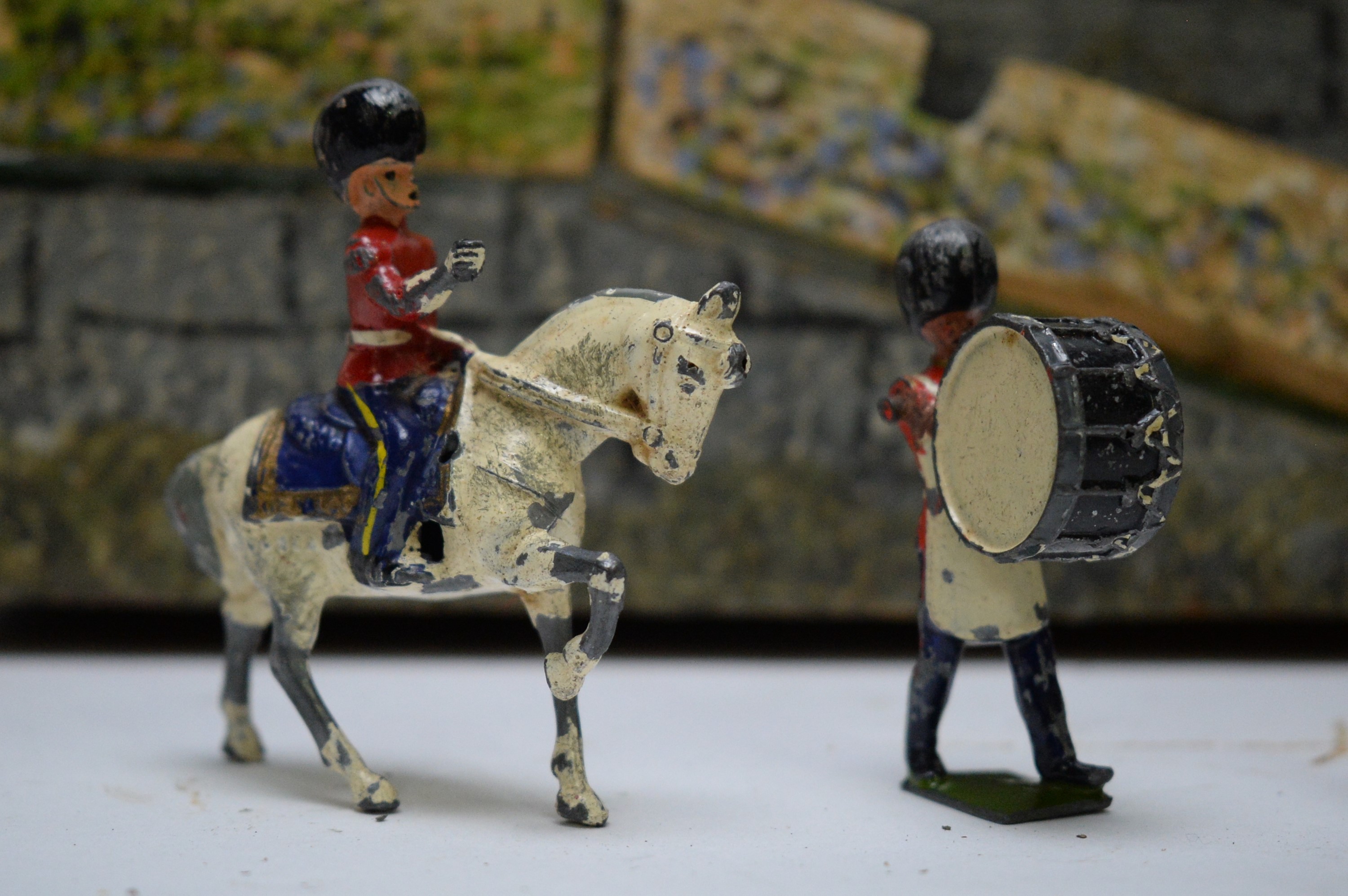 Lot 784 - Britains hollow-cast toy soldiers; and a