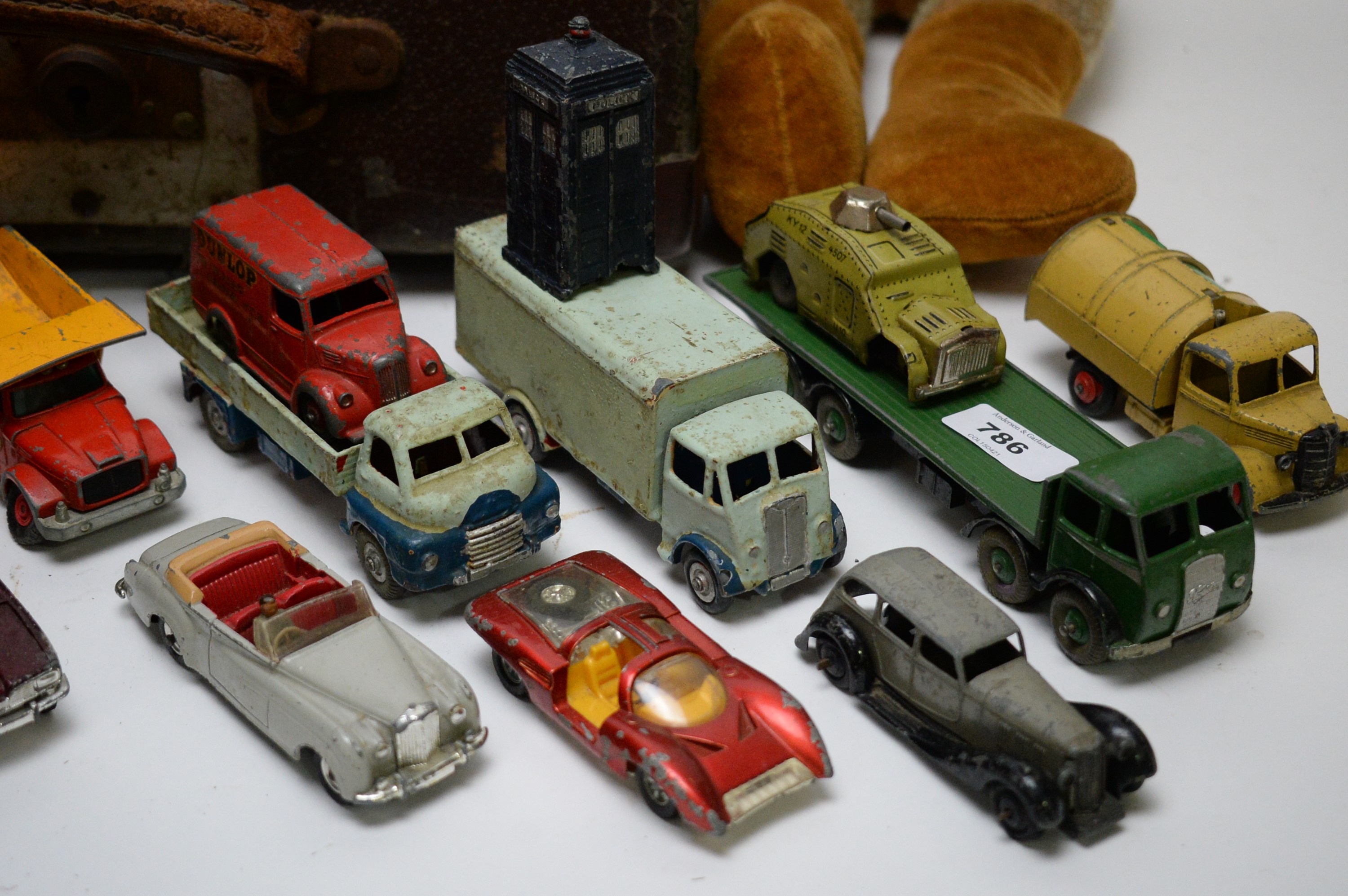 Lot 786 - A selection of Dinky toy vehicles and other