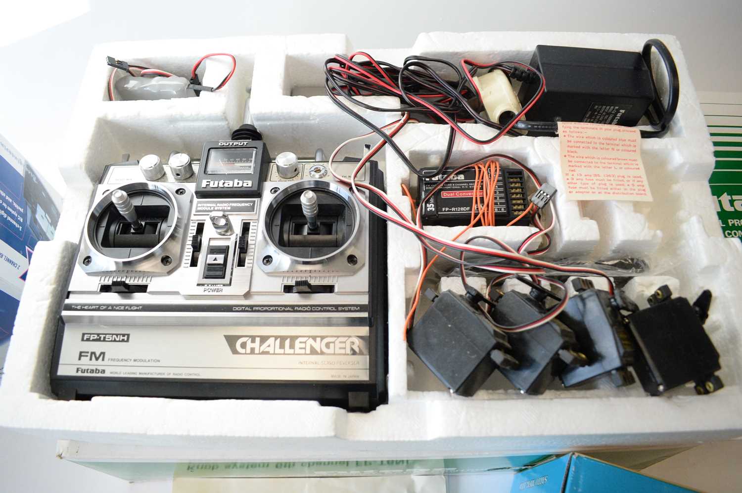 Lot 474 - Two Futaba radio control systems; and a