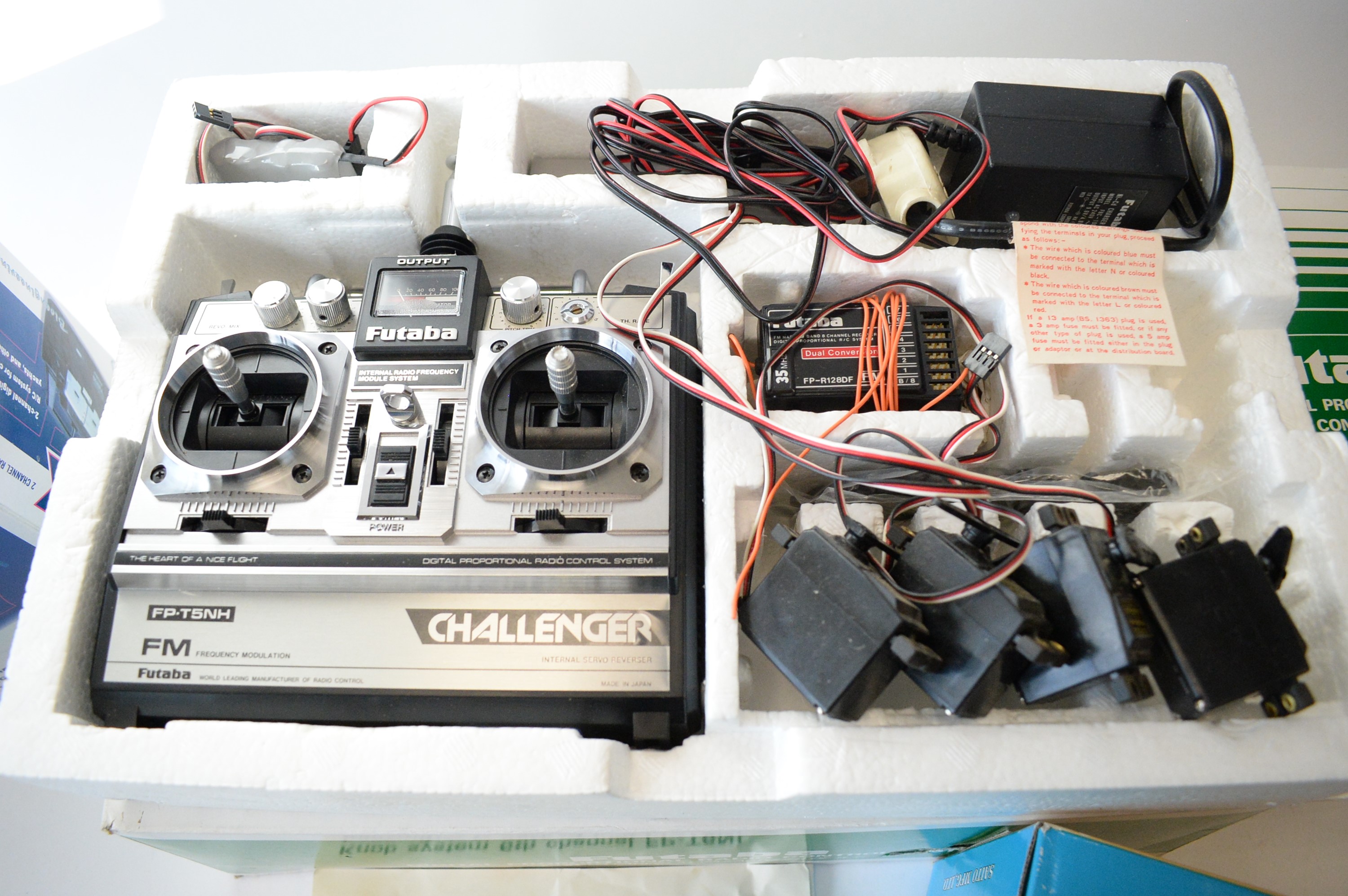 Lot 474 - Two Futaba radio control systems; and a