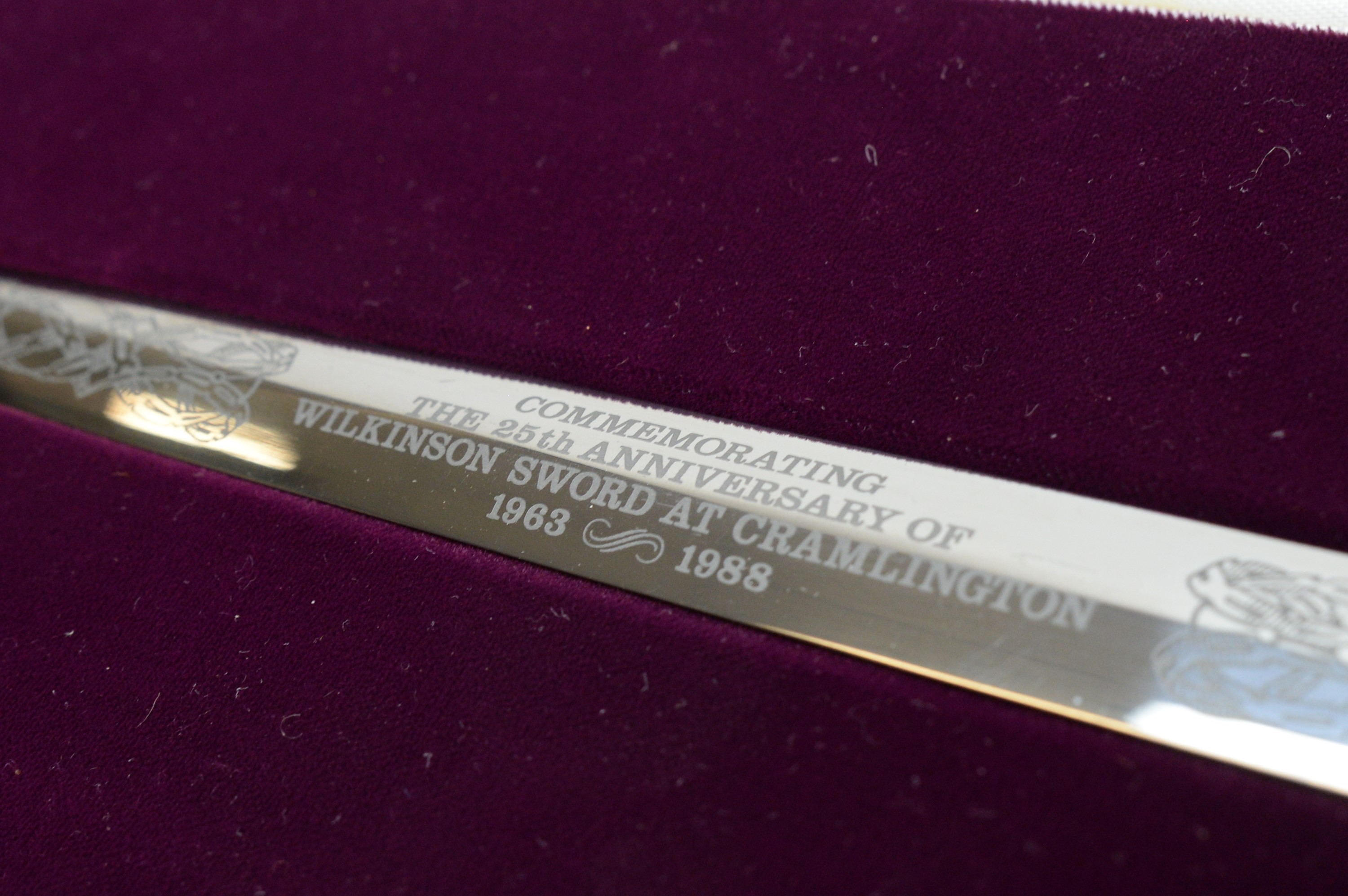 Lot 1057 - A Wilkinson Sword commemorative dagger.