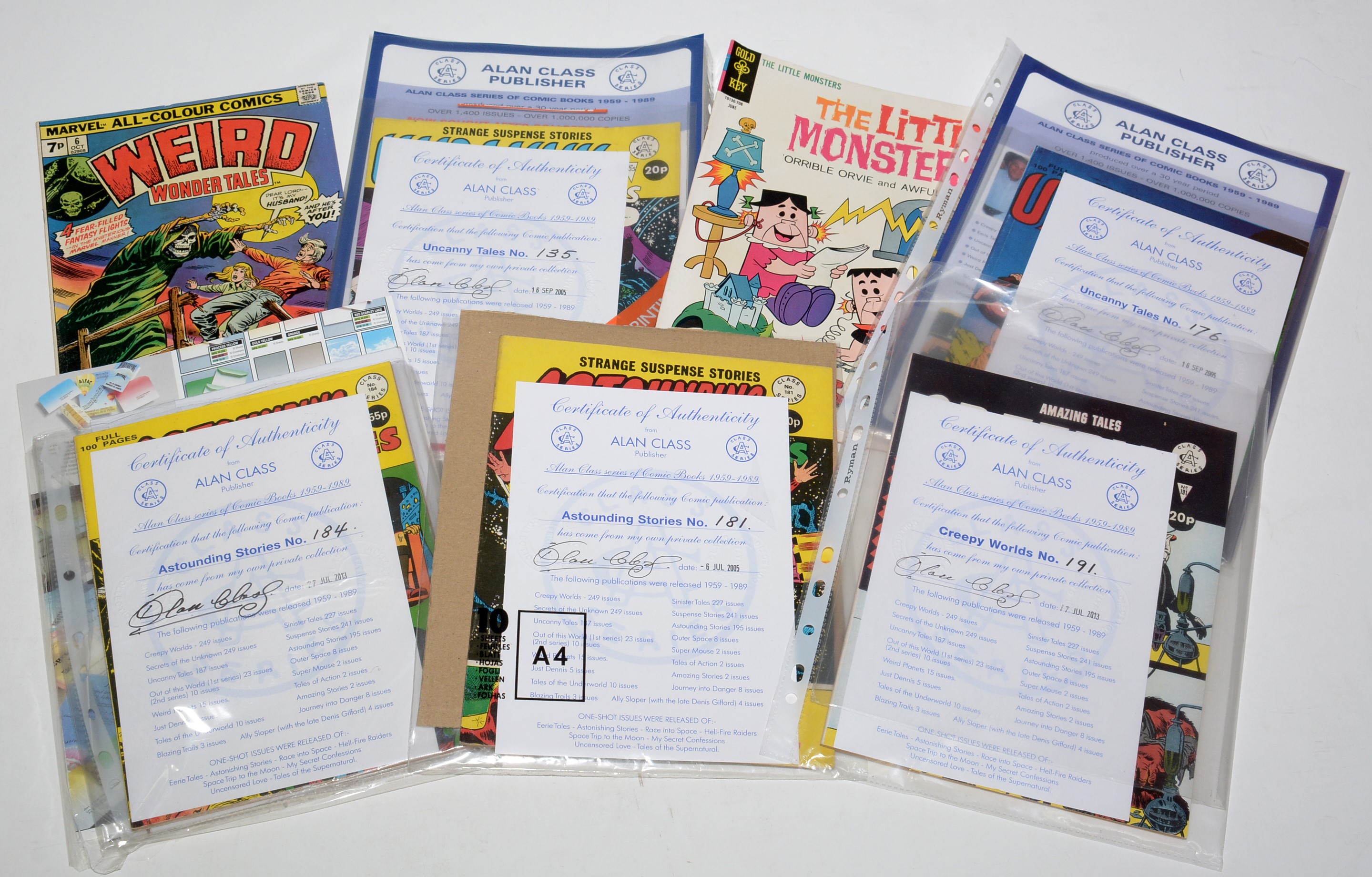 Lot 1379 - British reprint comics by Alan Class.