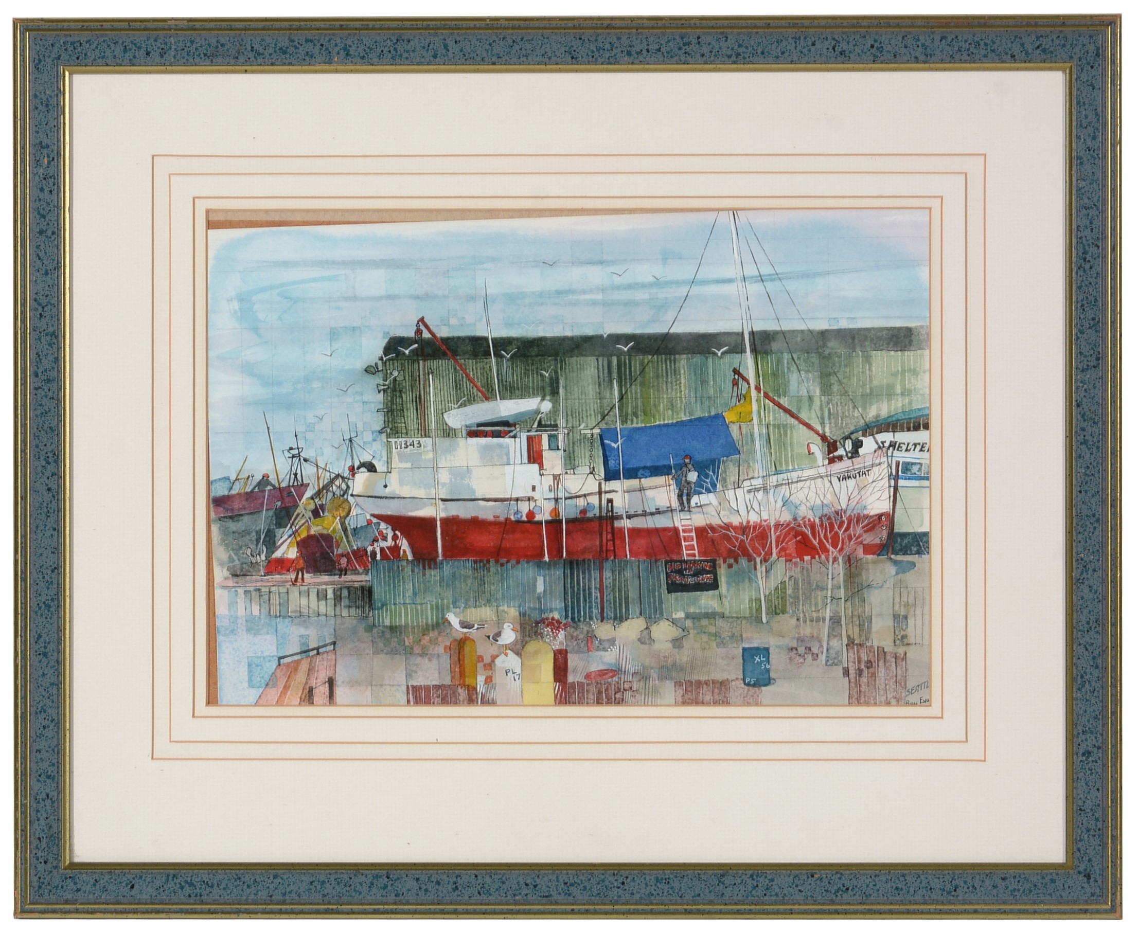 Lot 942 - Ray Evans - watercolour