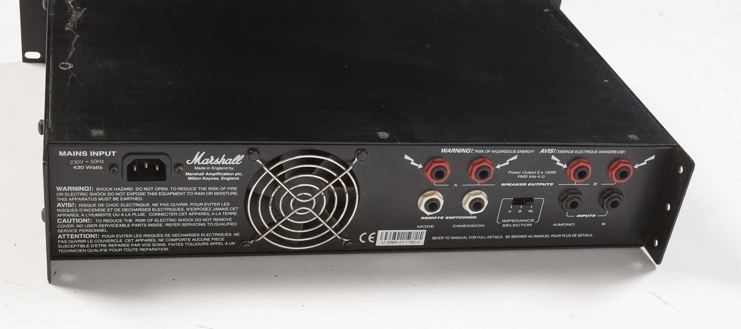 Lot 844 - A Marshall Valvestate Pro 120-120 power