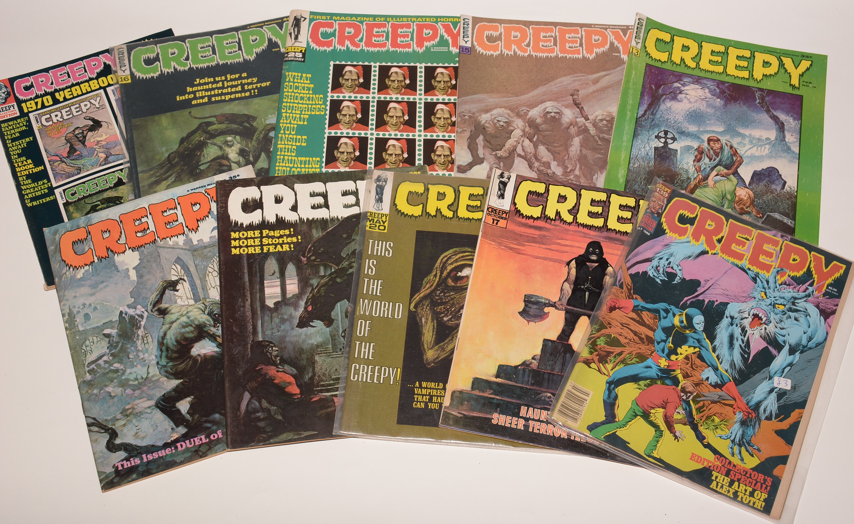 Lot 705 - Creepy Magazine by Warren, and Creepy