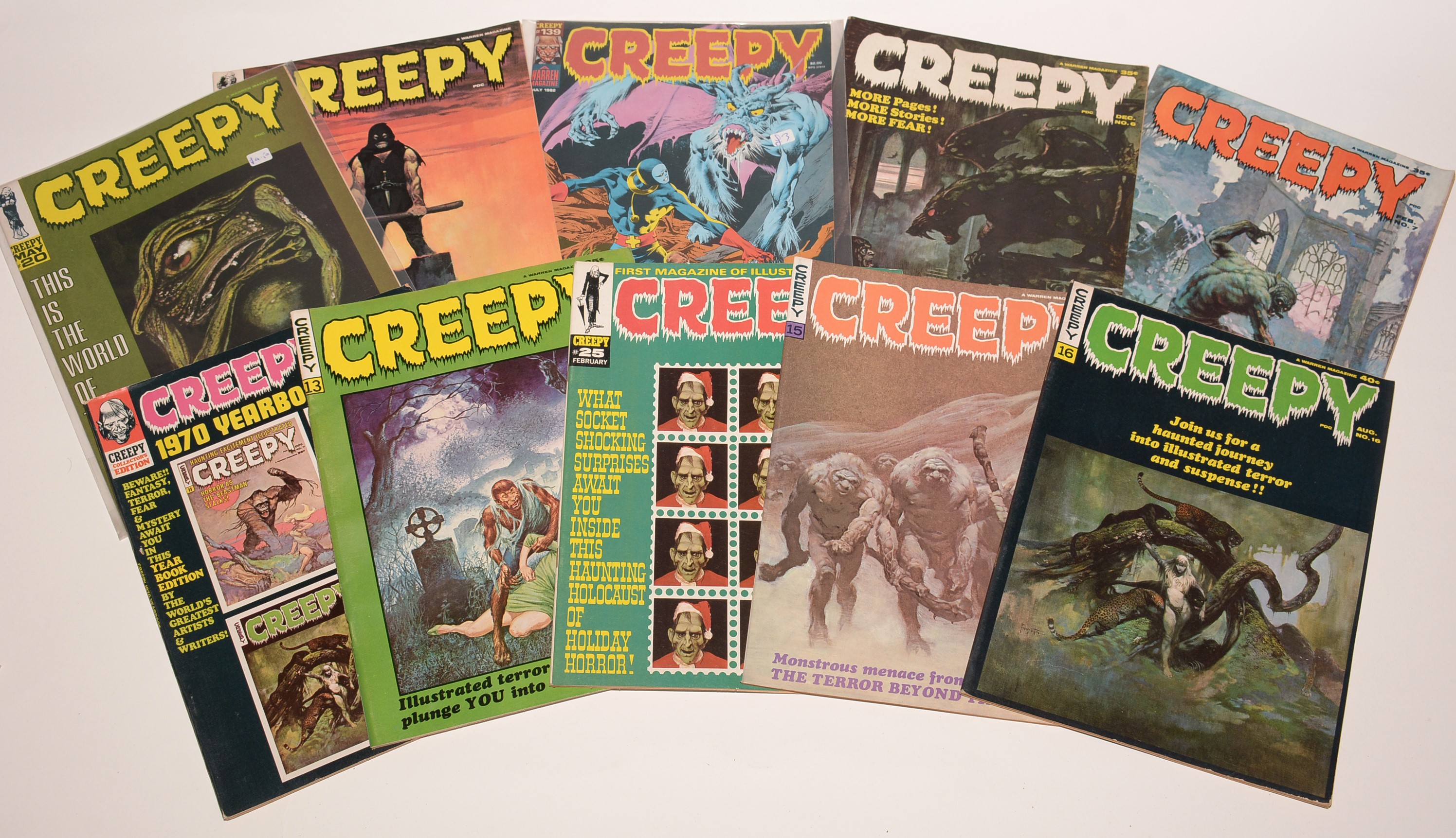 Lot 708 - Creepy Magazine by Warren, and Creepy