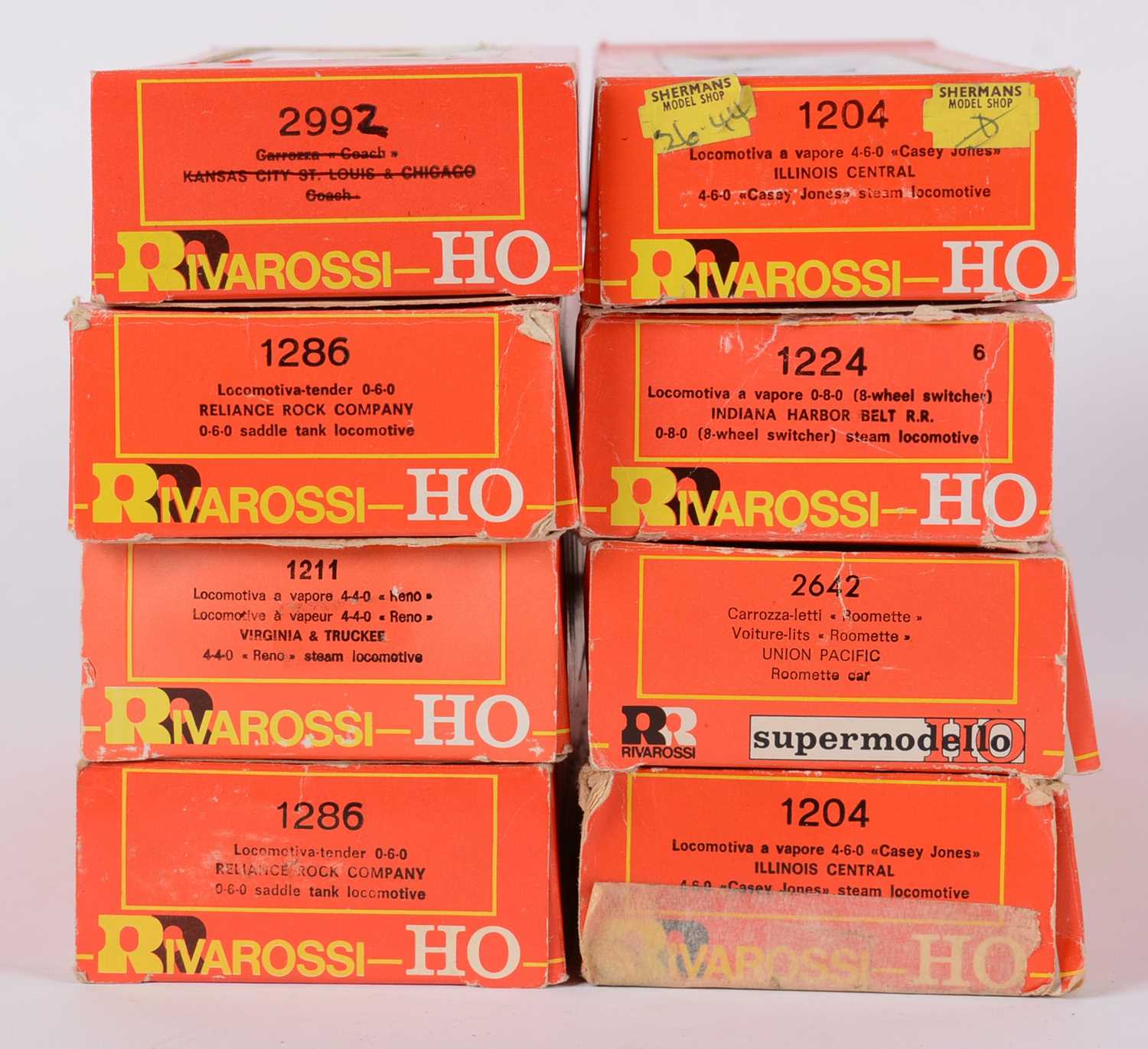 Lot 54 - HO-gauge American-Outline steam locomotives