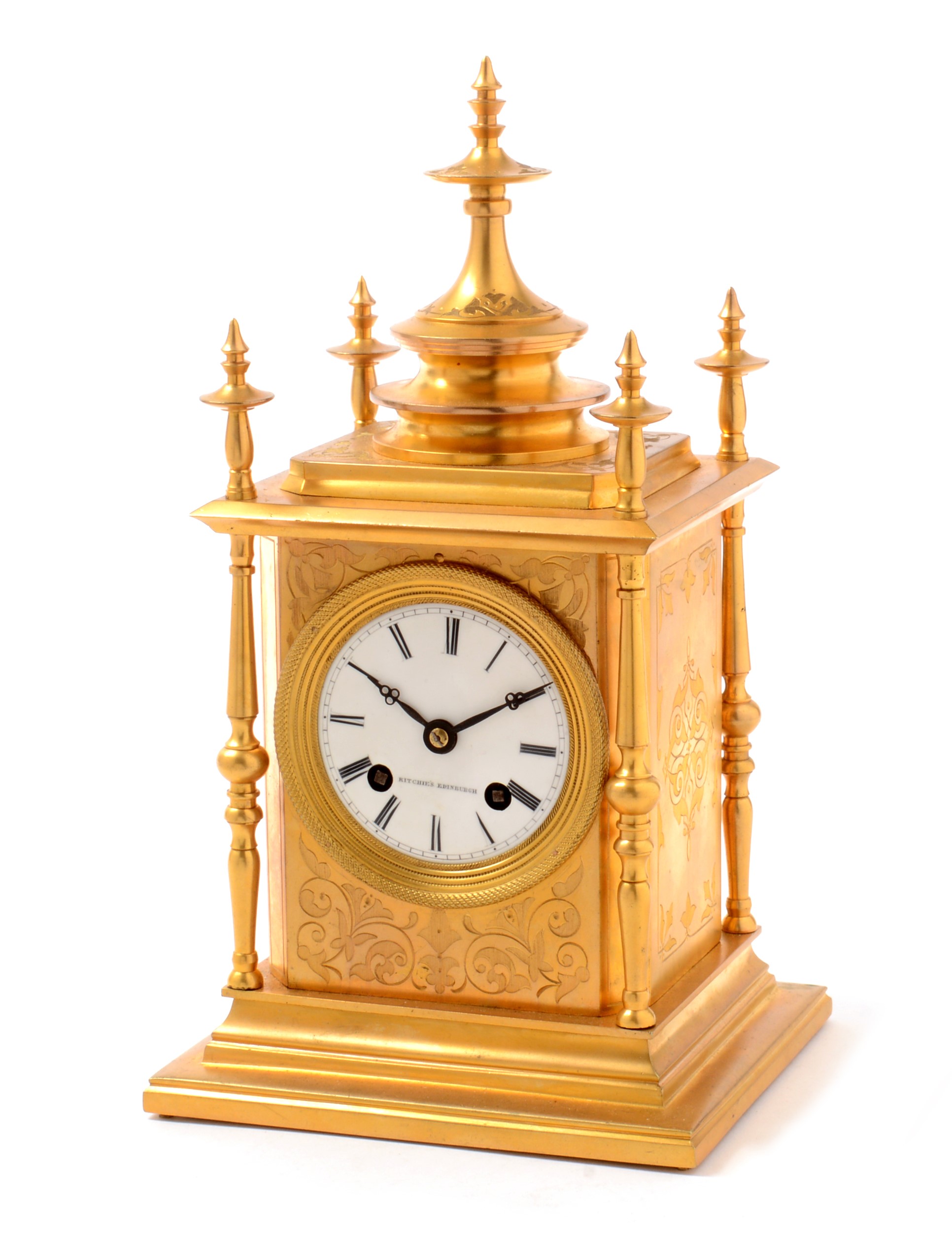 Lot 483 - A 19th Century mantel clock, by Henri Marc,