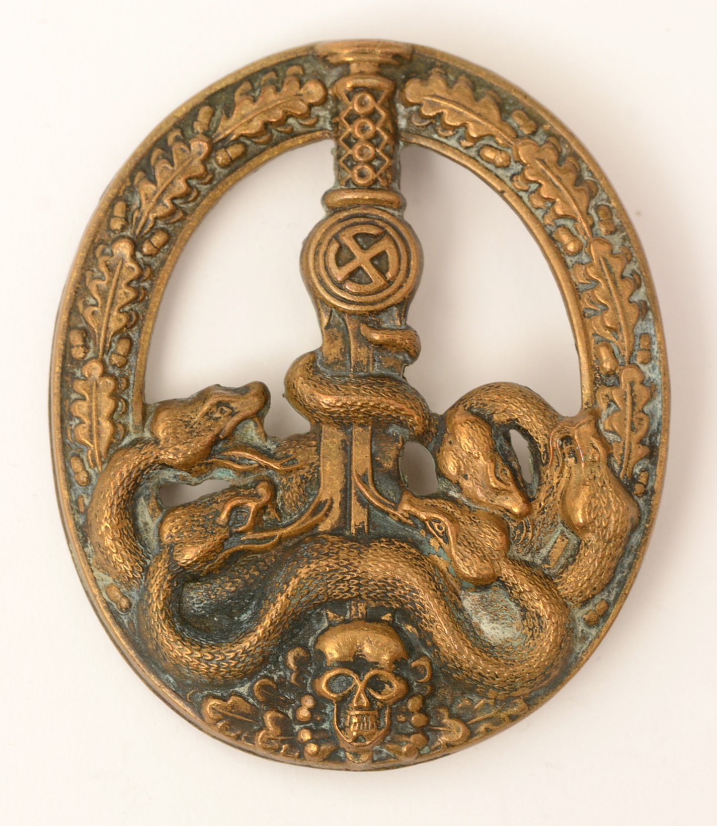 Lot 1112 - WWII Waffen-SS Anti-Partisan badge