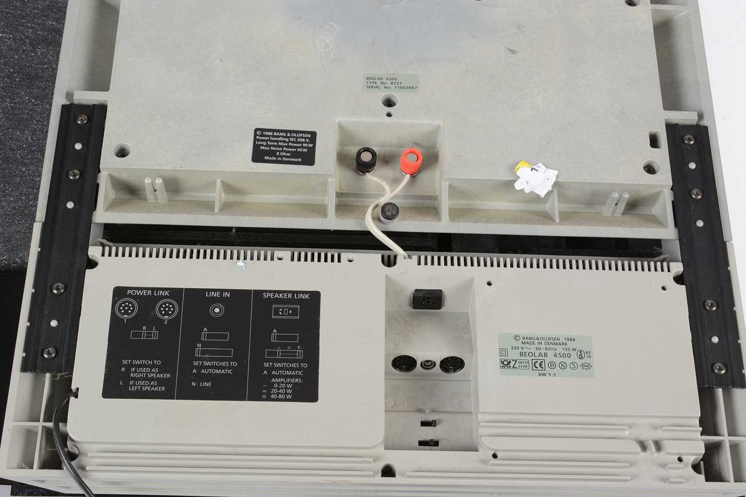 Lot 394 - Pair of Bang and Olufsen Beolab 4500