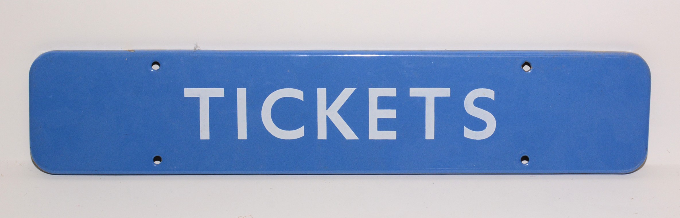 Lot 1221 - British Railways (BR) Scottish Tickets sign,