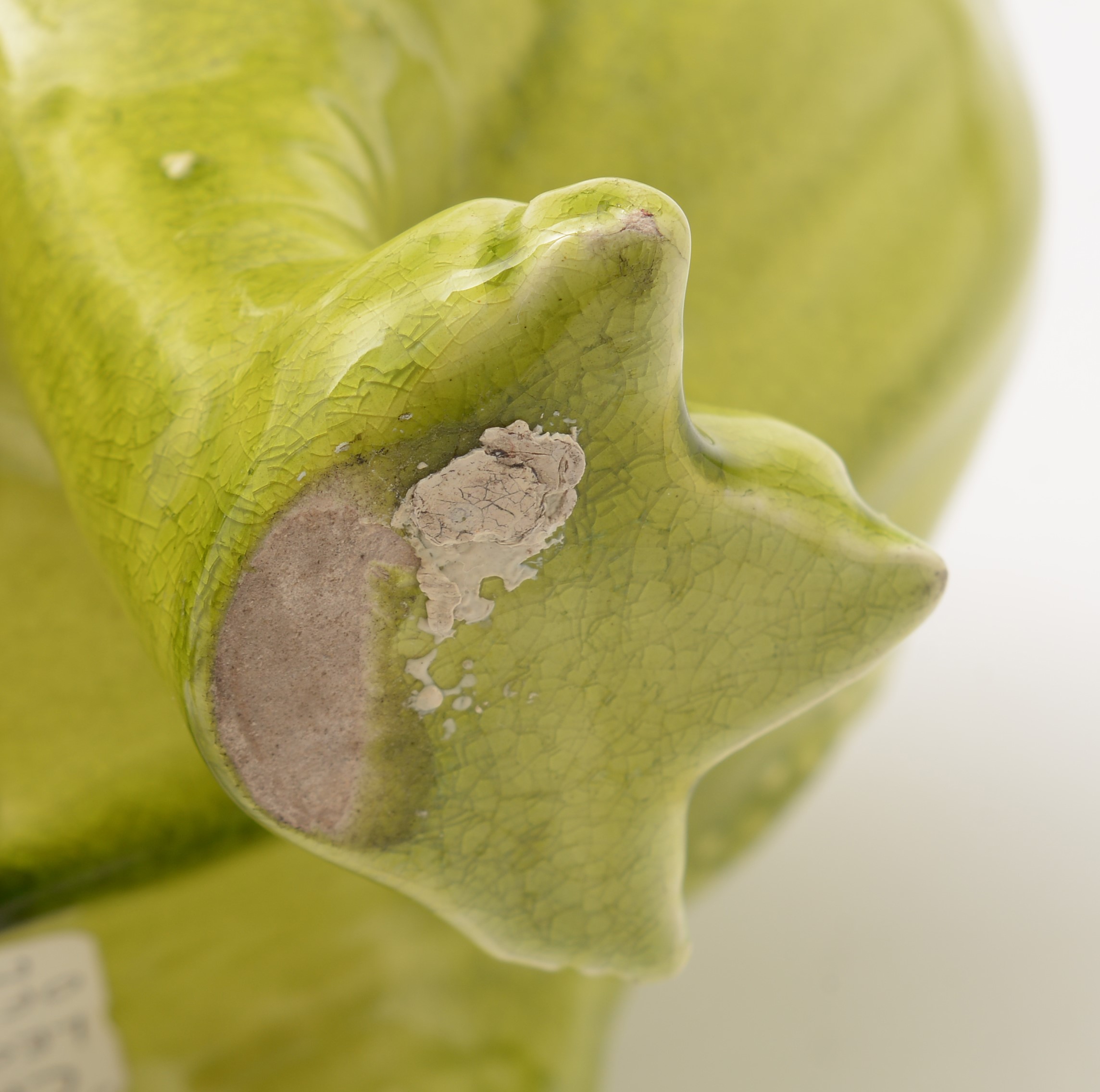 Lot 342 - A Burmantofts Three legged toad