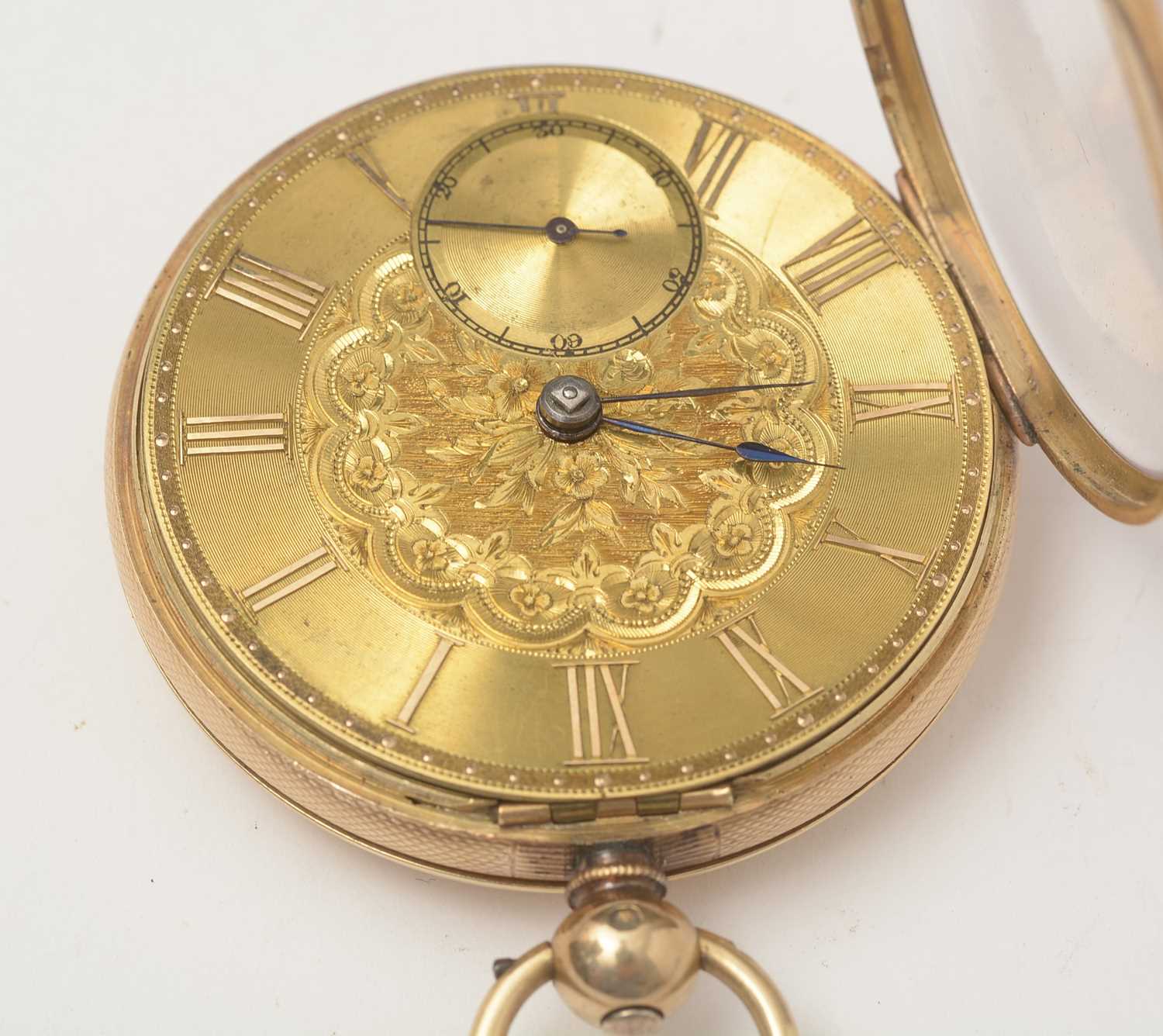 Lot 22 - A Victorian 18ct yellow gold cased open faced