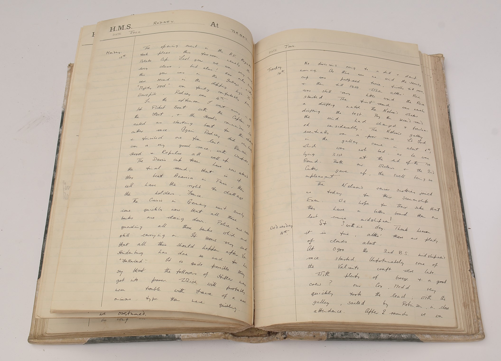 Lot 485 - Journals of the Frank Fasson GC, Enigma