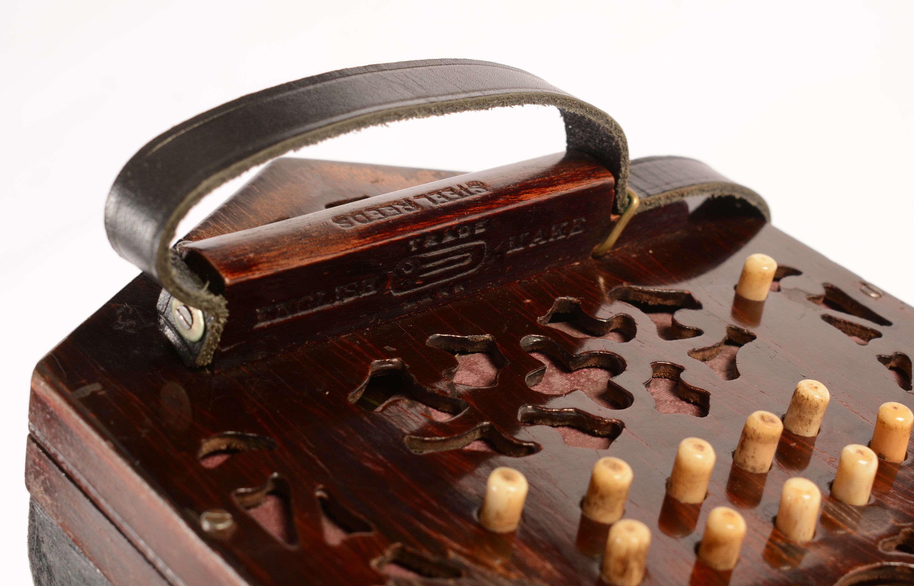 Lot 270 - Lachenal Anglo system Concertina,