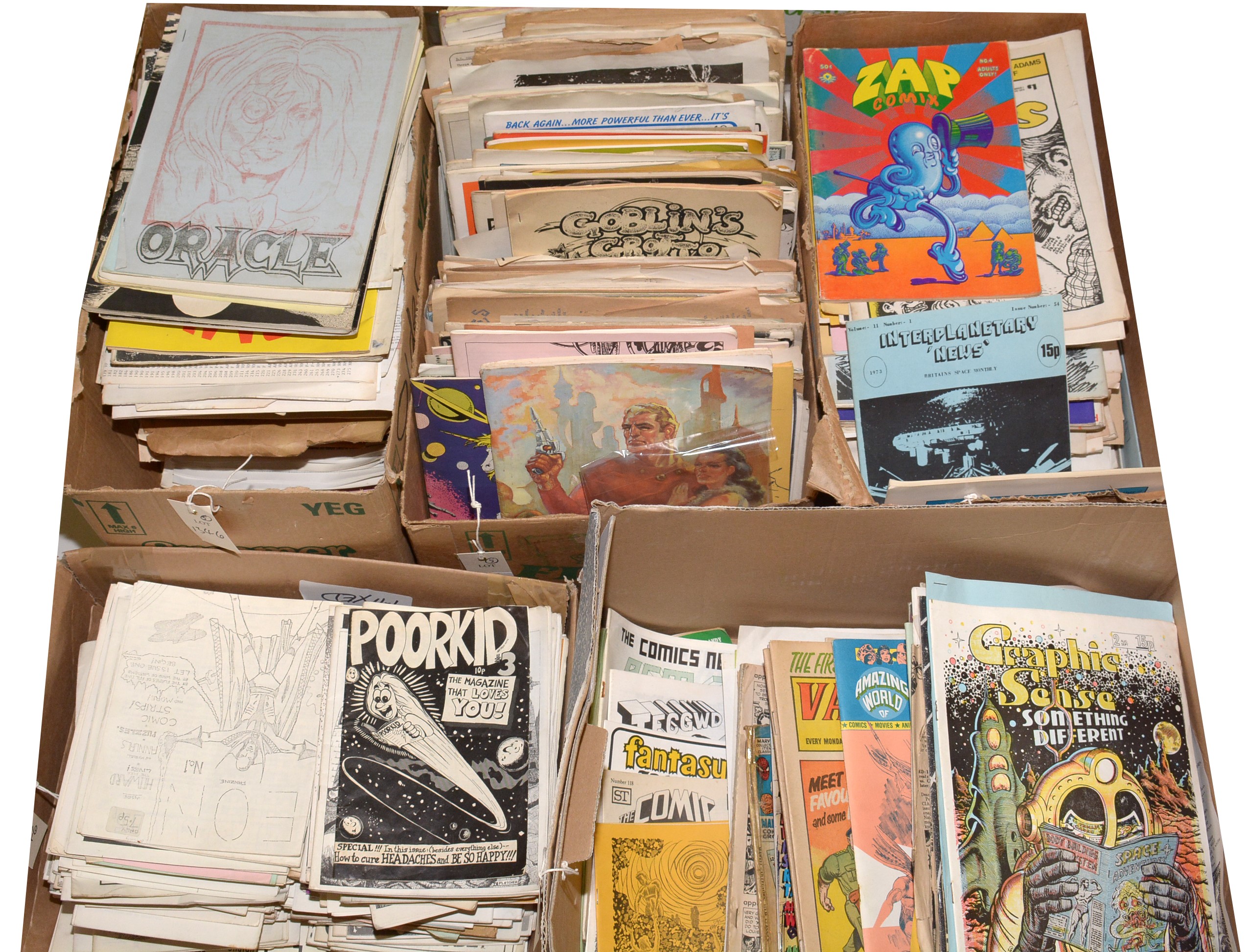Lot 1346 - Comics Fanzines