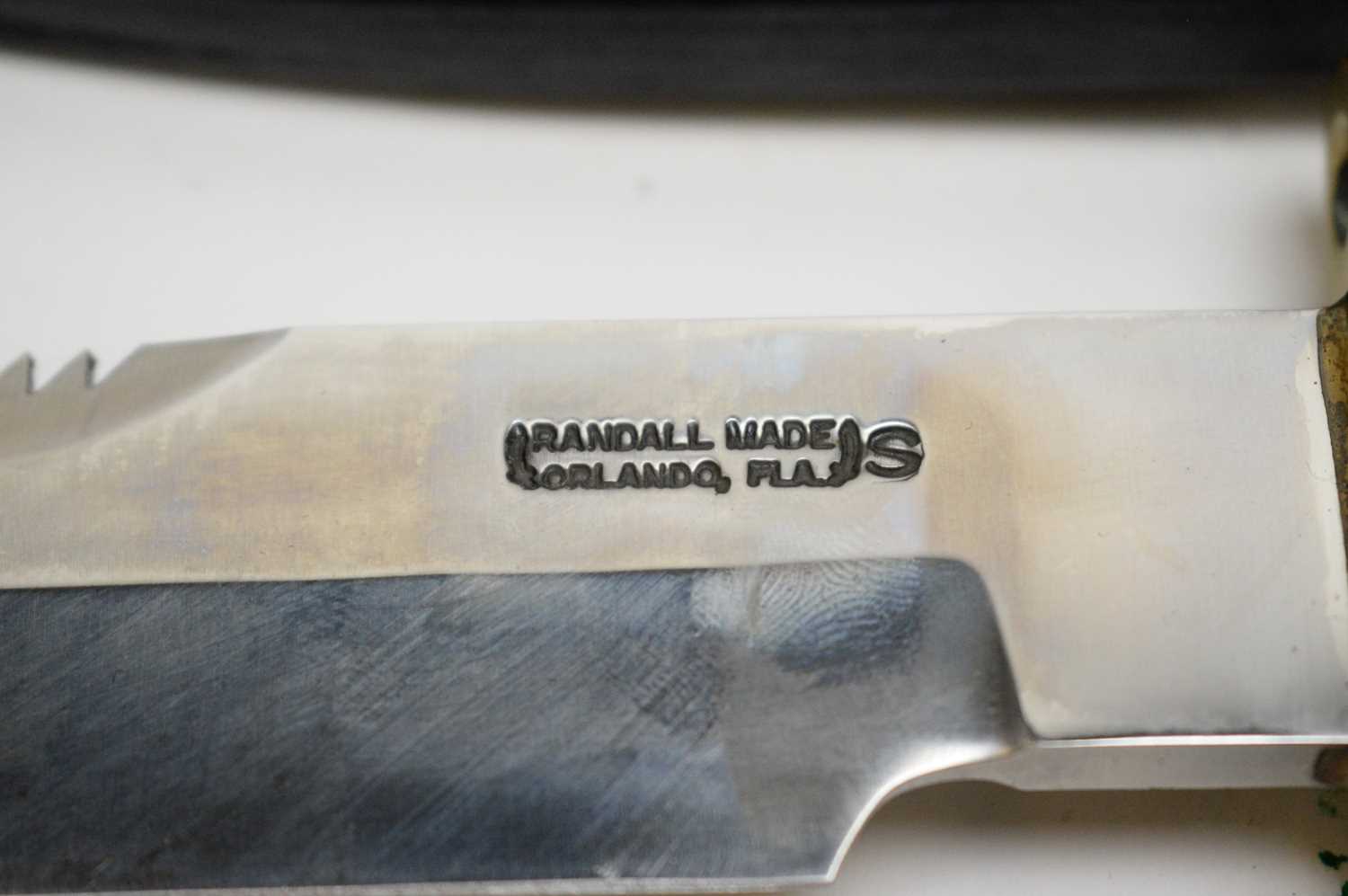 Lot 463 - A Randall Model 18 attack survival knife,