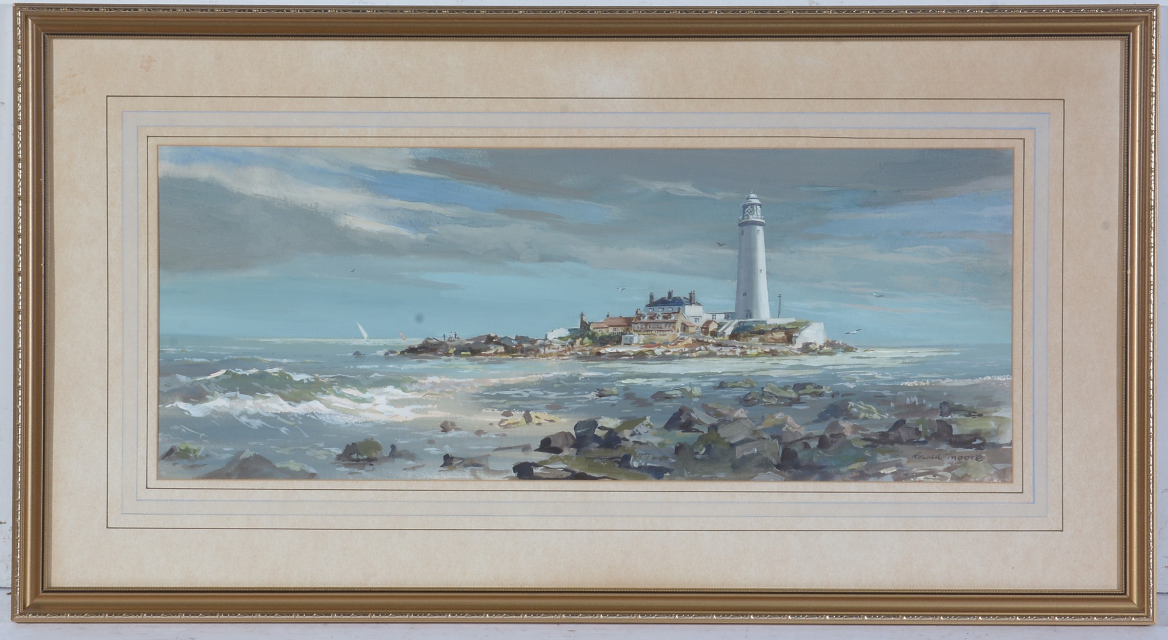 Lot 34 - Ronald Moore - watercolour