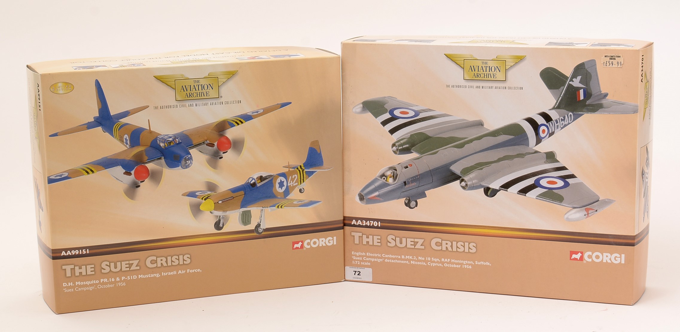 Lot 72 - Corgi The Aviation Archive 1:72 scale diecast