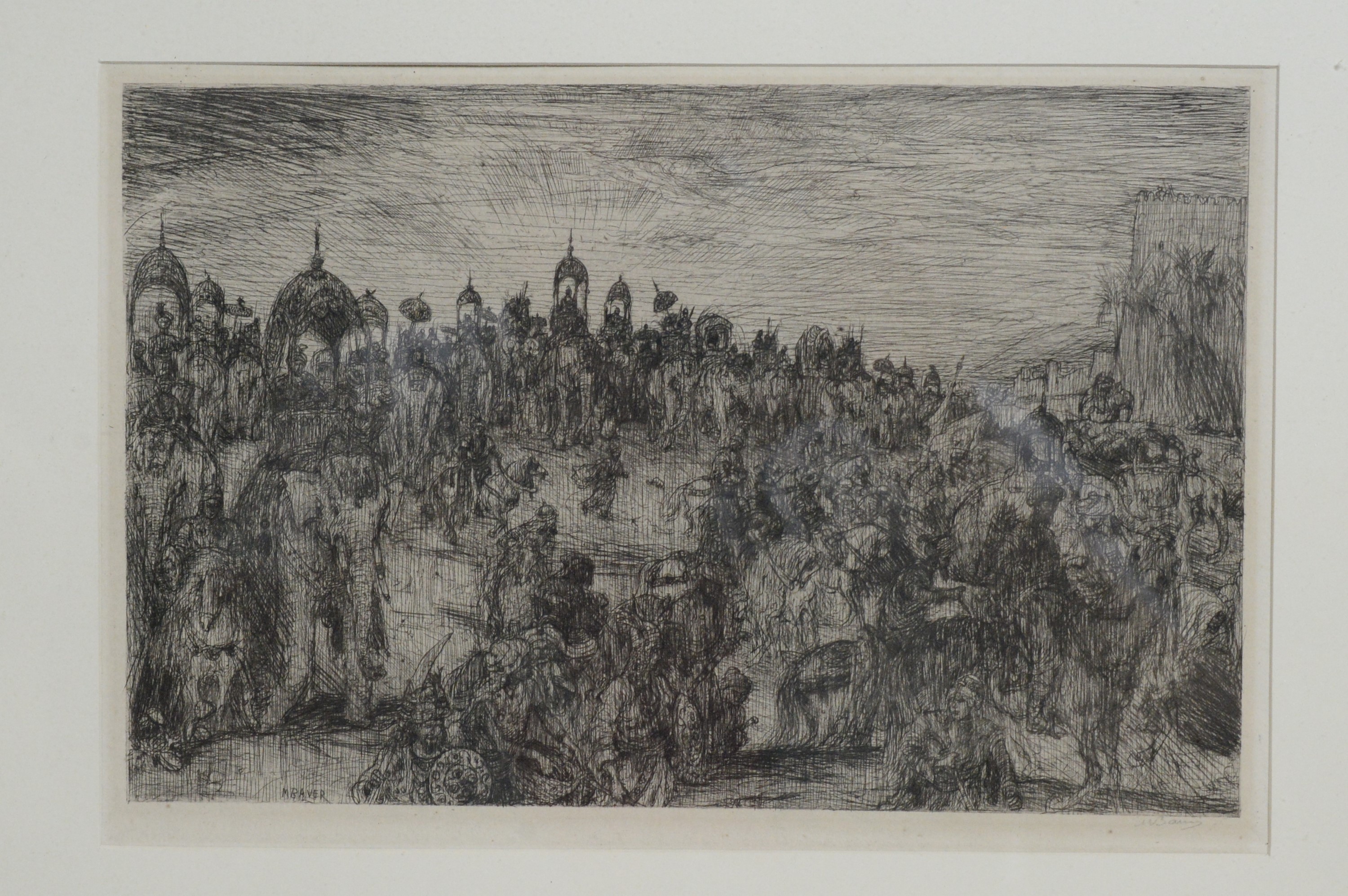 Lot 18 - Marius Alexander Bauer - And the Earth