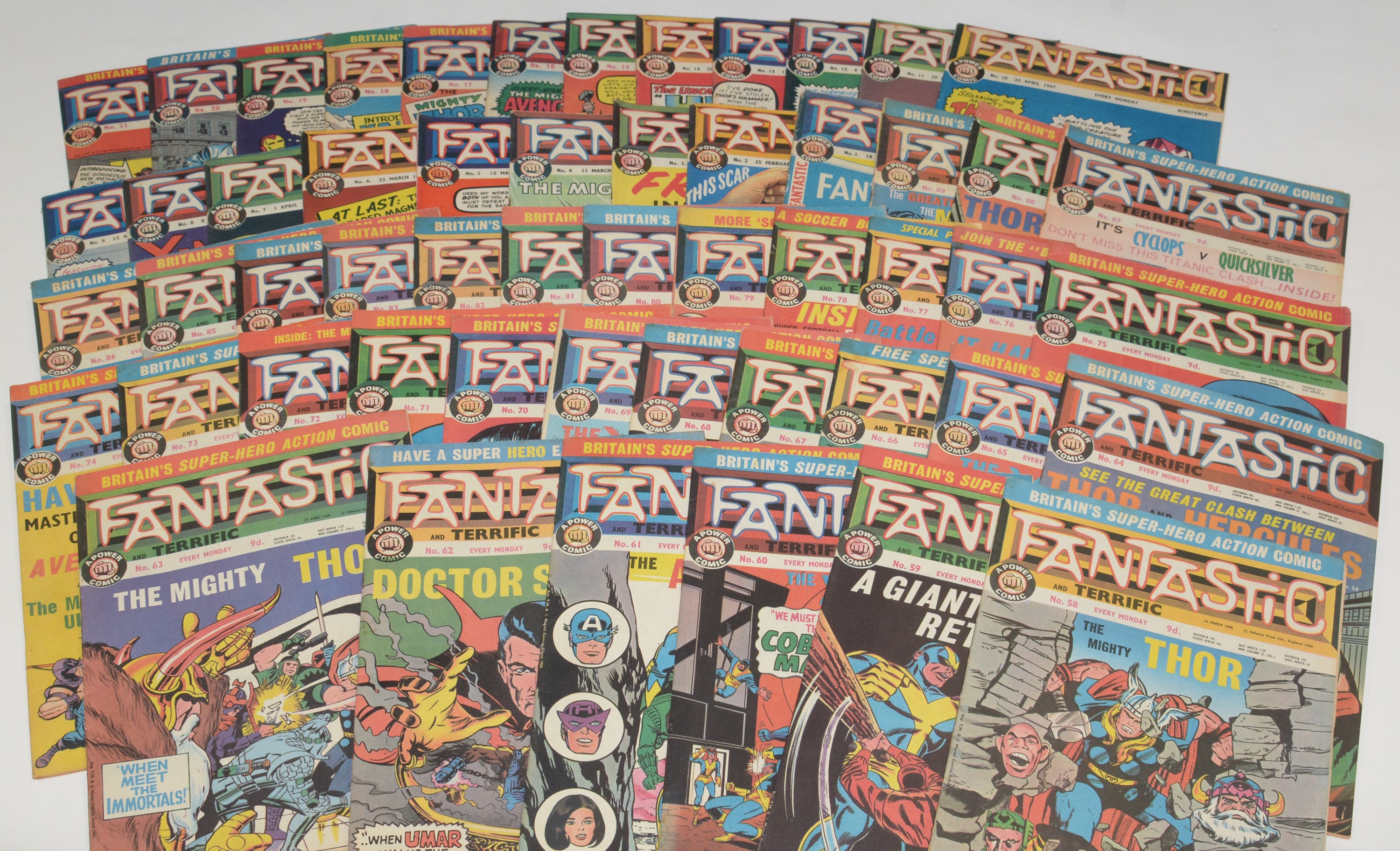 Lot 1001 - British Marvel Comics.