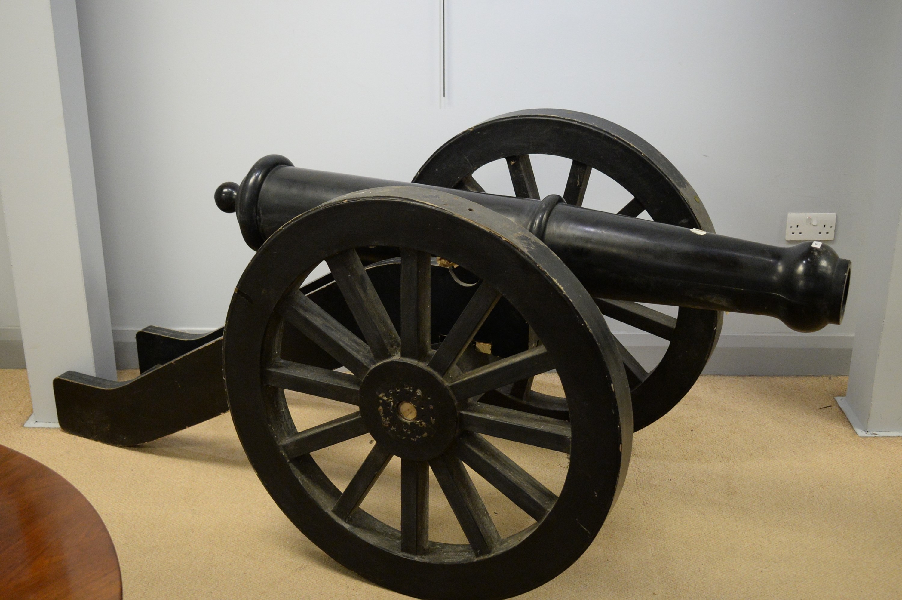 Lot 47 - A pair of large novelty replica cannons