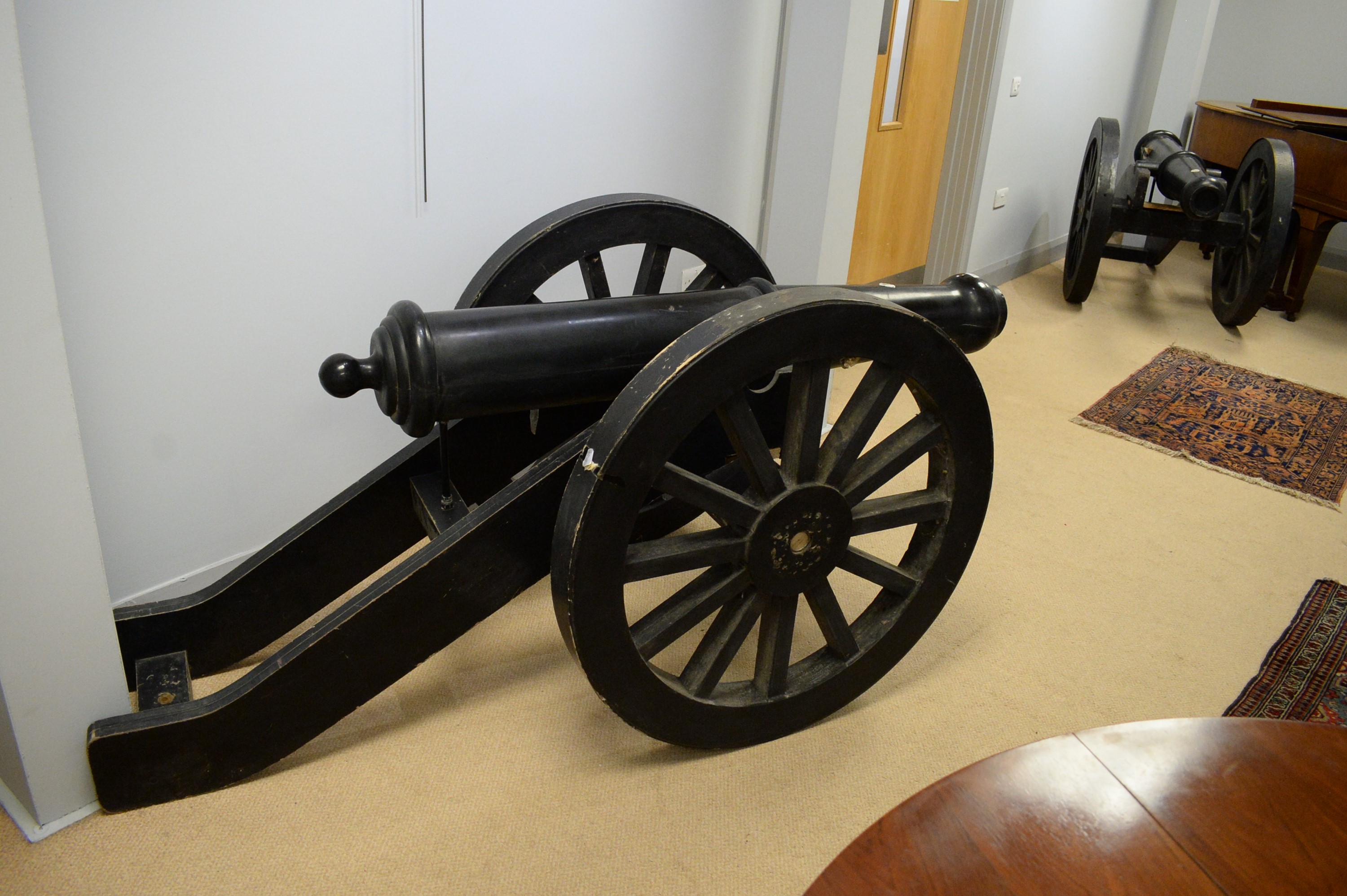 Lot 47 - A pair of large novelty replica cannons