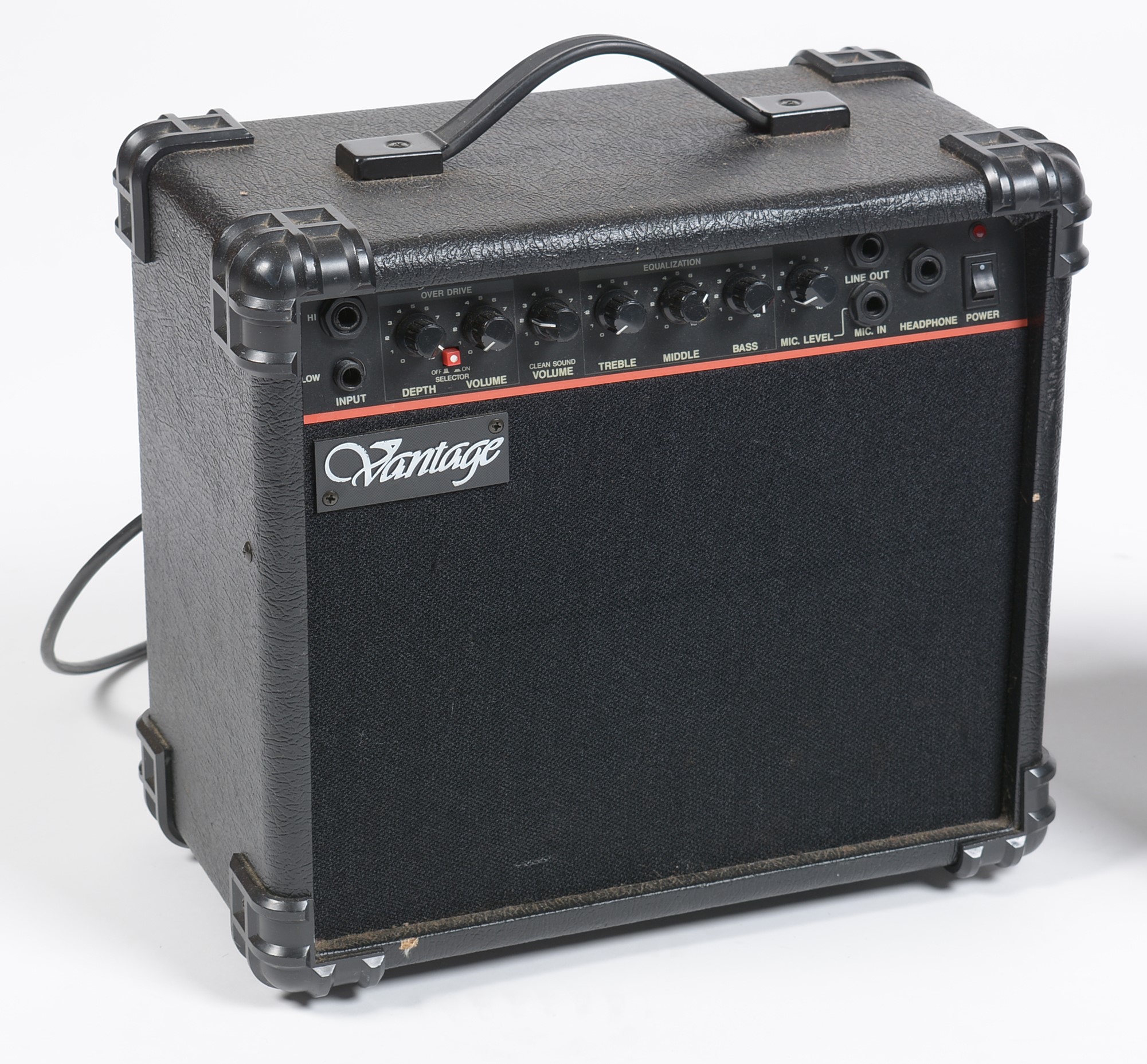 Lot 114 - Two guitar practice amps, Fender and Vantage.