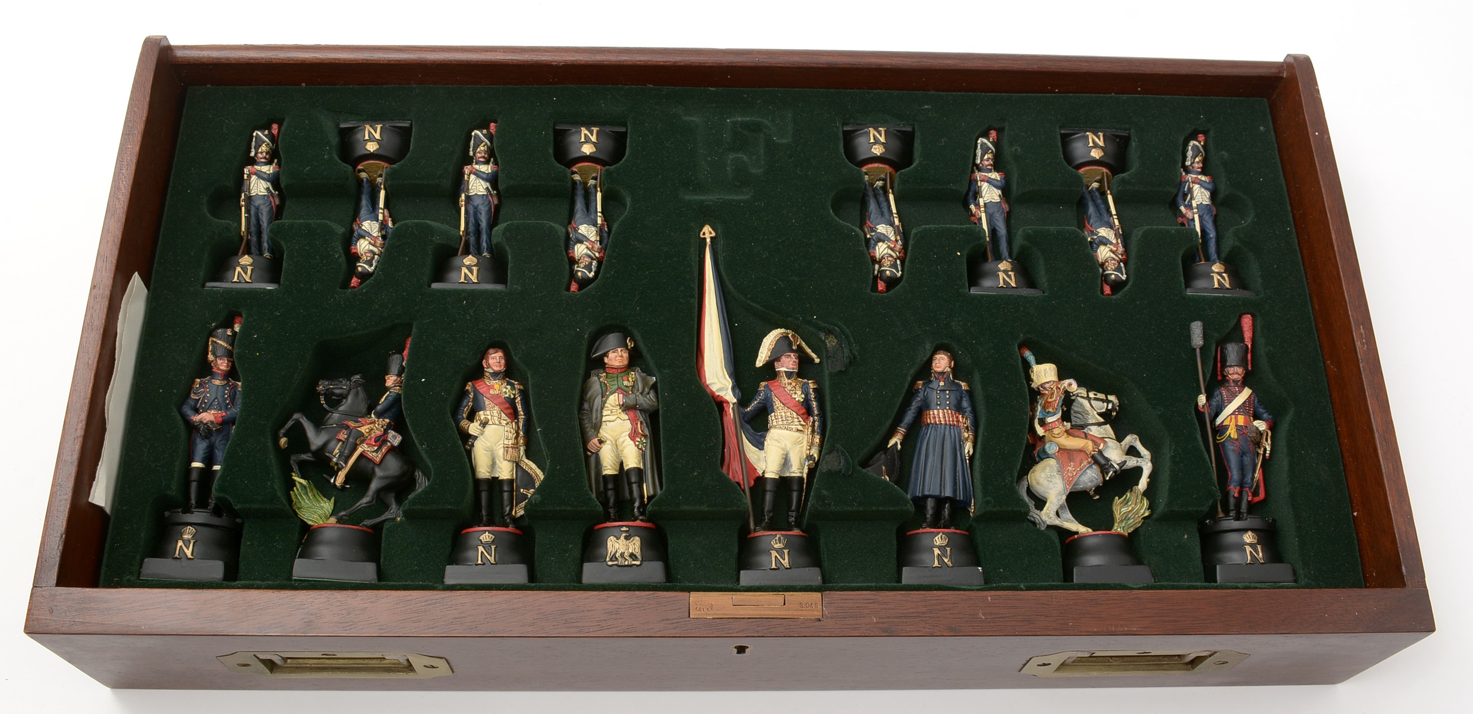 Lot 40 - A Waterloo chess set by Charles Stadden
