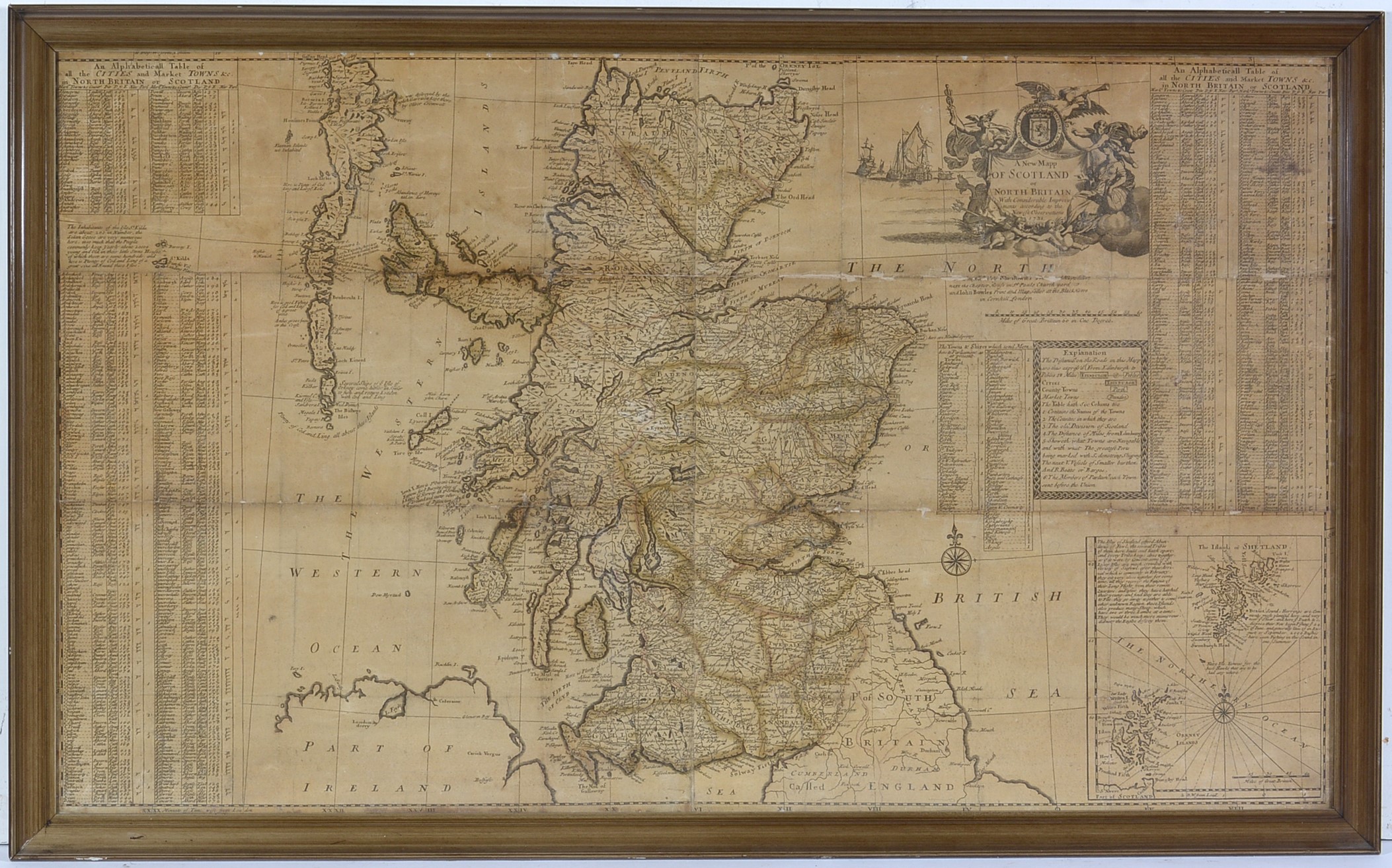 Lot 19 - Thomas Bowles - 18th Century map of Scotland,