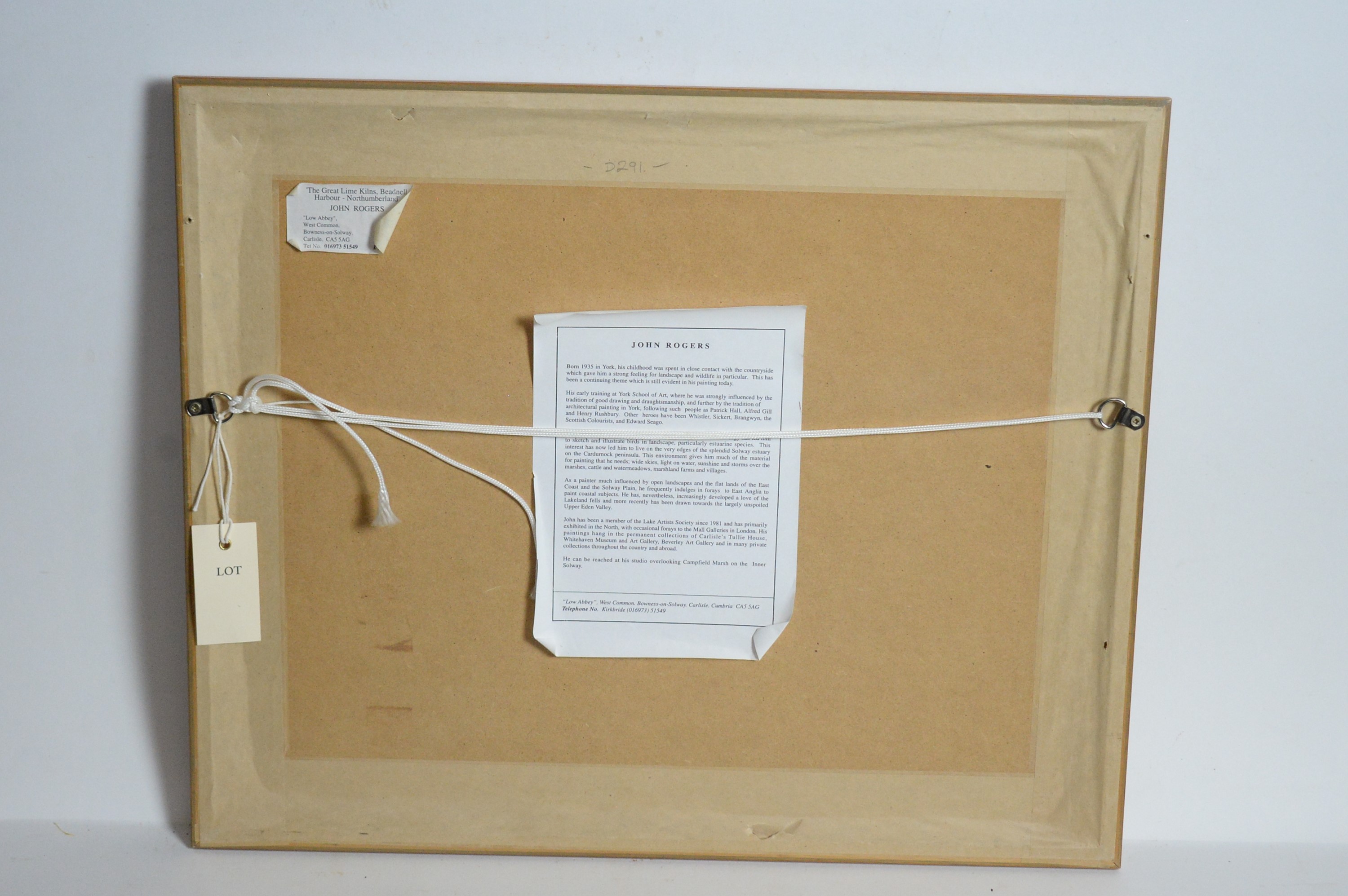 Lot 60 - John Rogers - The Great Lime Kilns, Beadnell