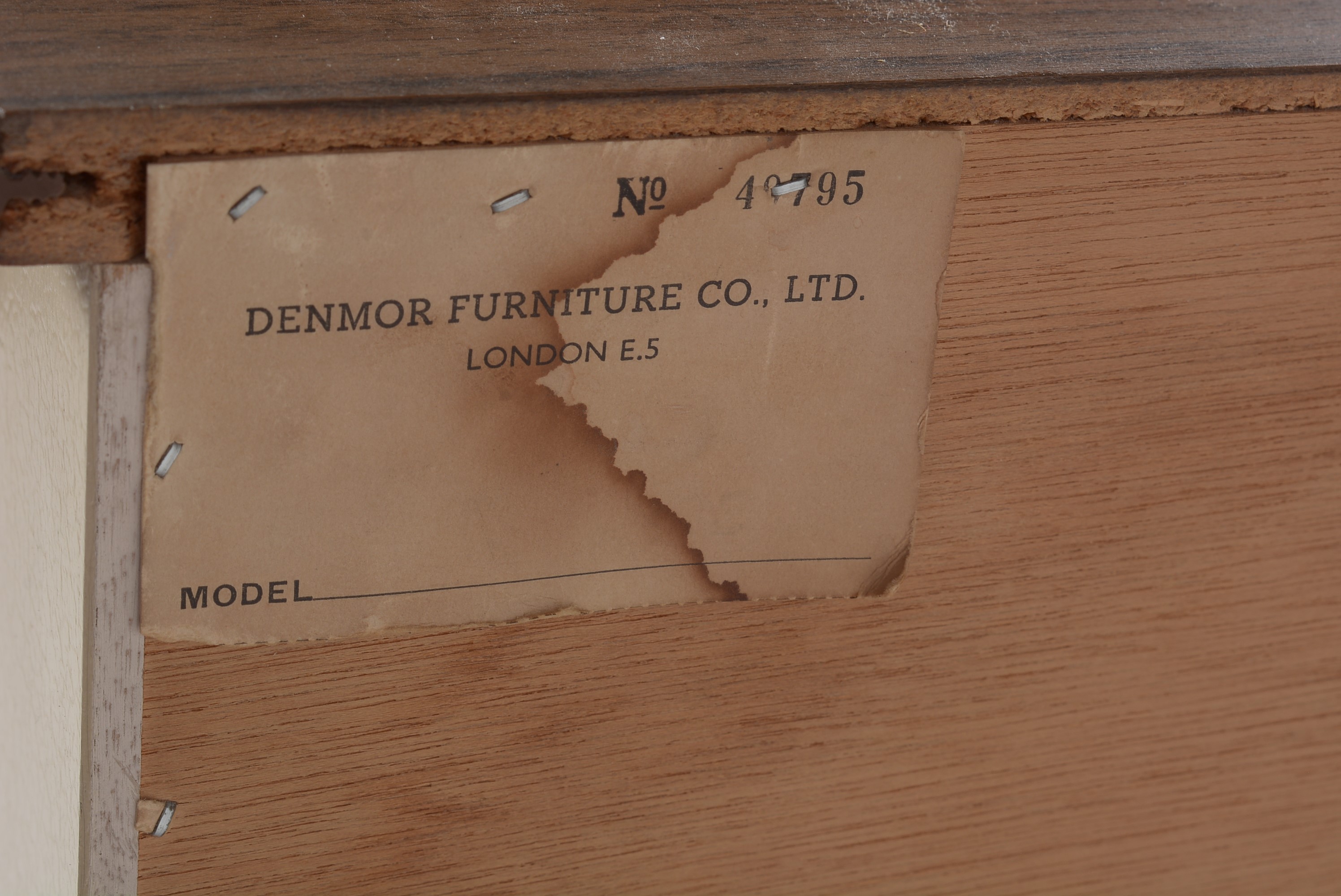 Lot 345 - A Denmor Furniture Co. Ltd. 20th C display
