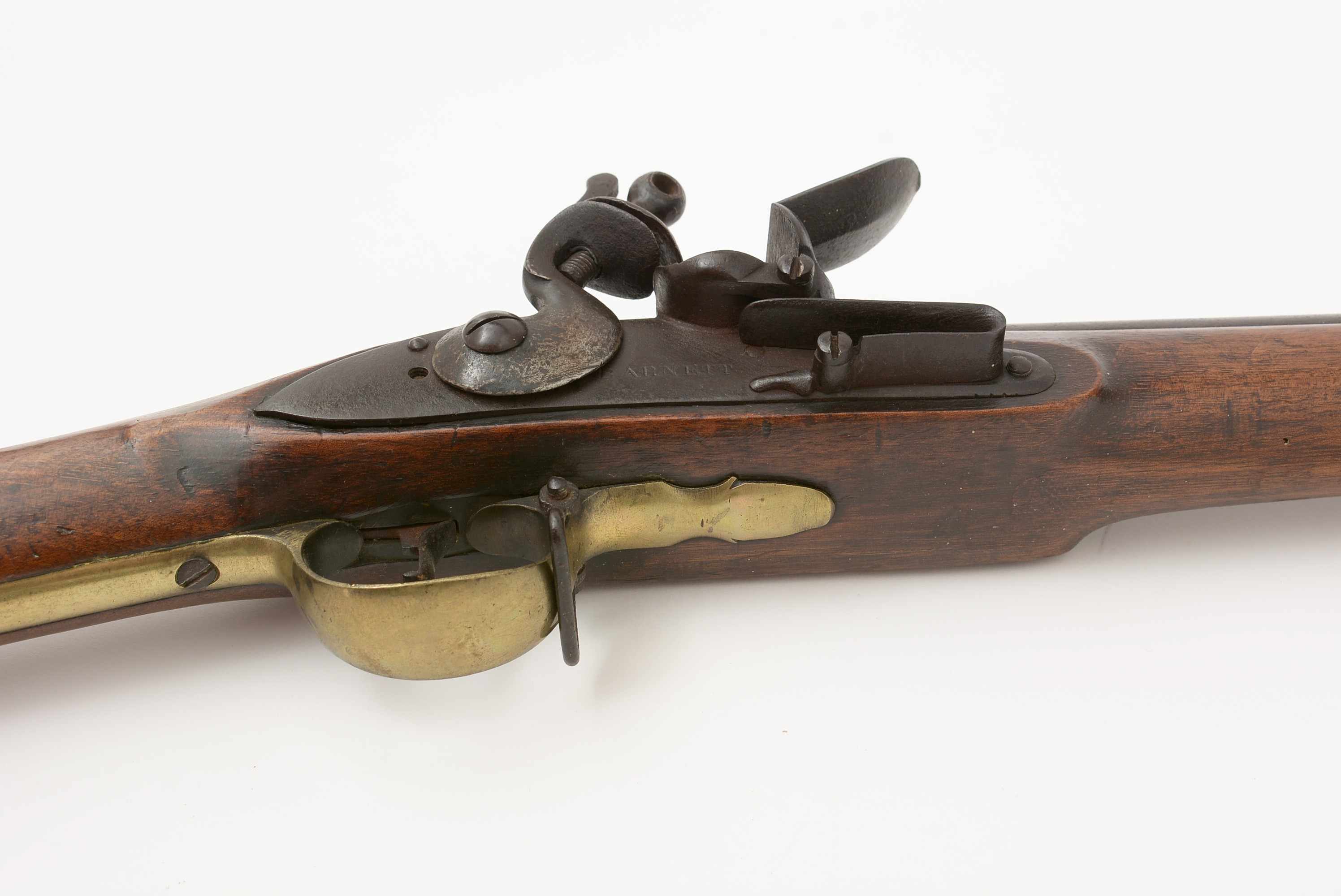 Lot 763 - A 19th Century flintlock musket, by Barnett,