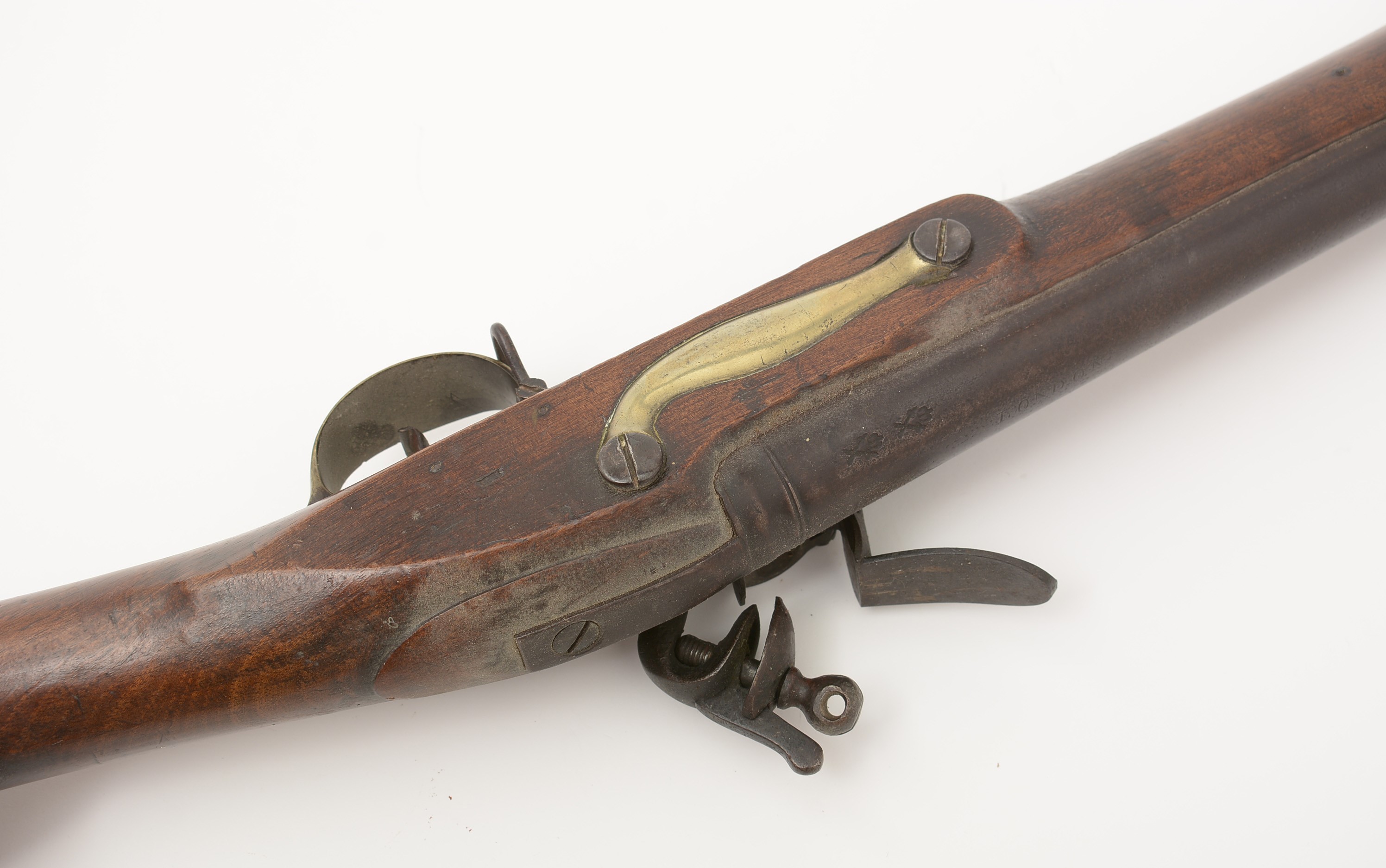 Lot 763 - A 19th Century flintlock musket, by Barnett,