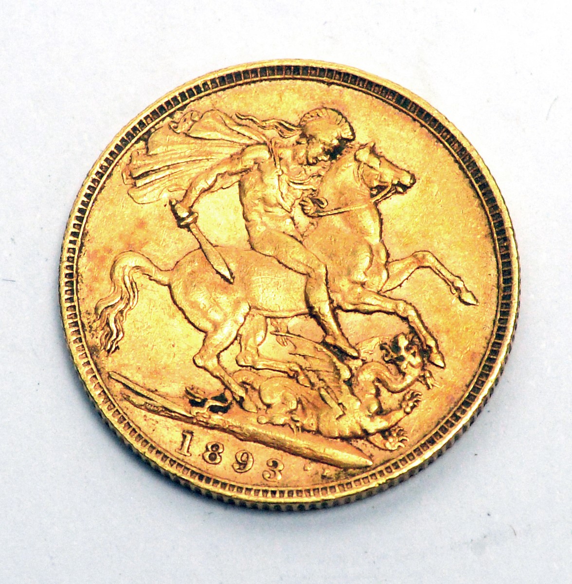 Lot 101 - A Queen Victoria gold sovereign, 1893.
