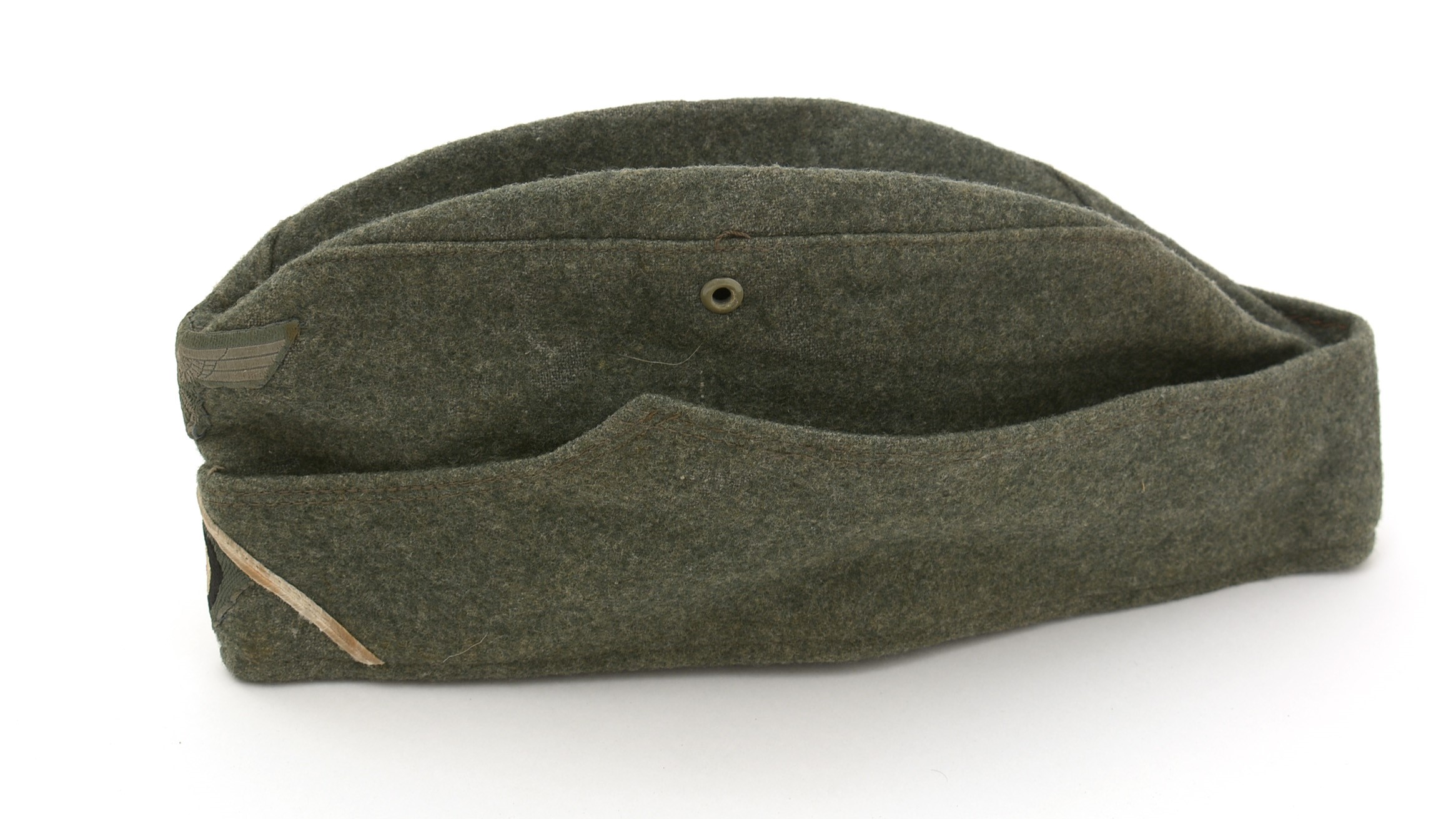 Lot 793 - A German WWII Infantry M34 Overseas side cap,