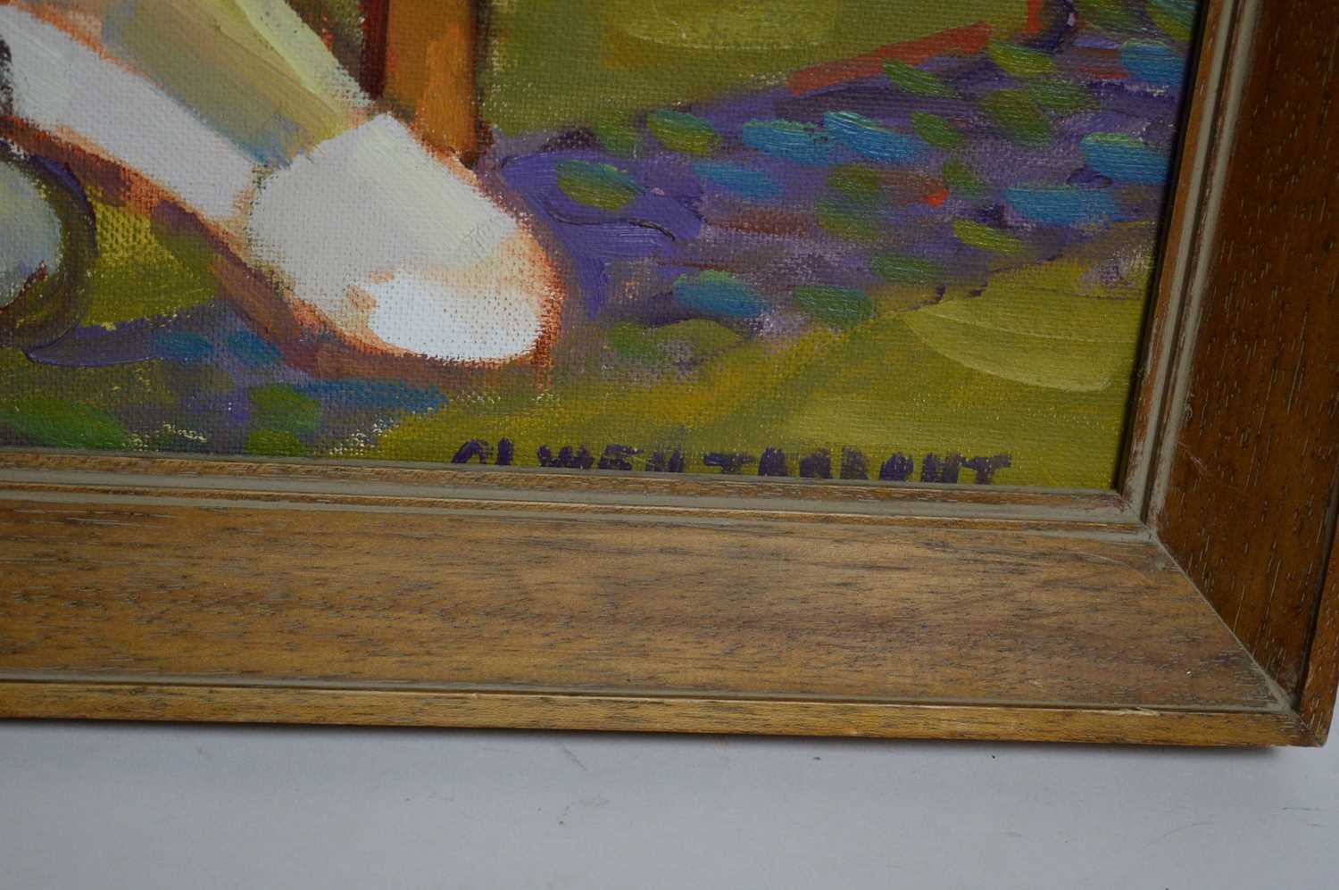 Lot 85 - Olwen Tarrant - The Tennis Player | oil