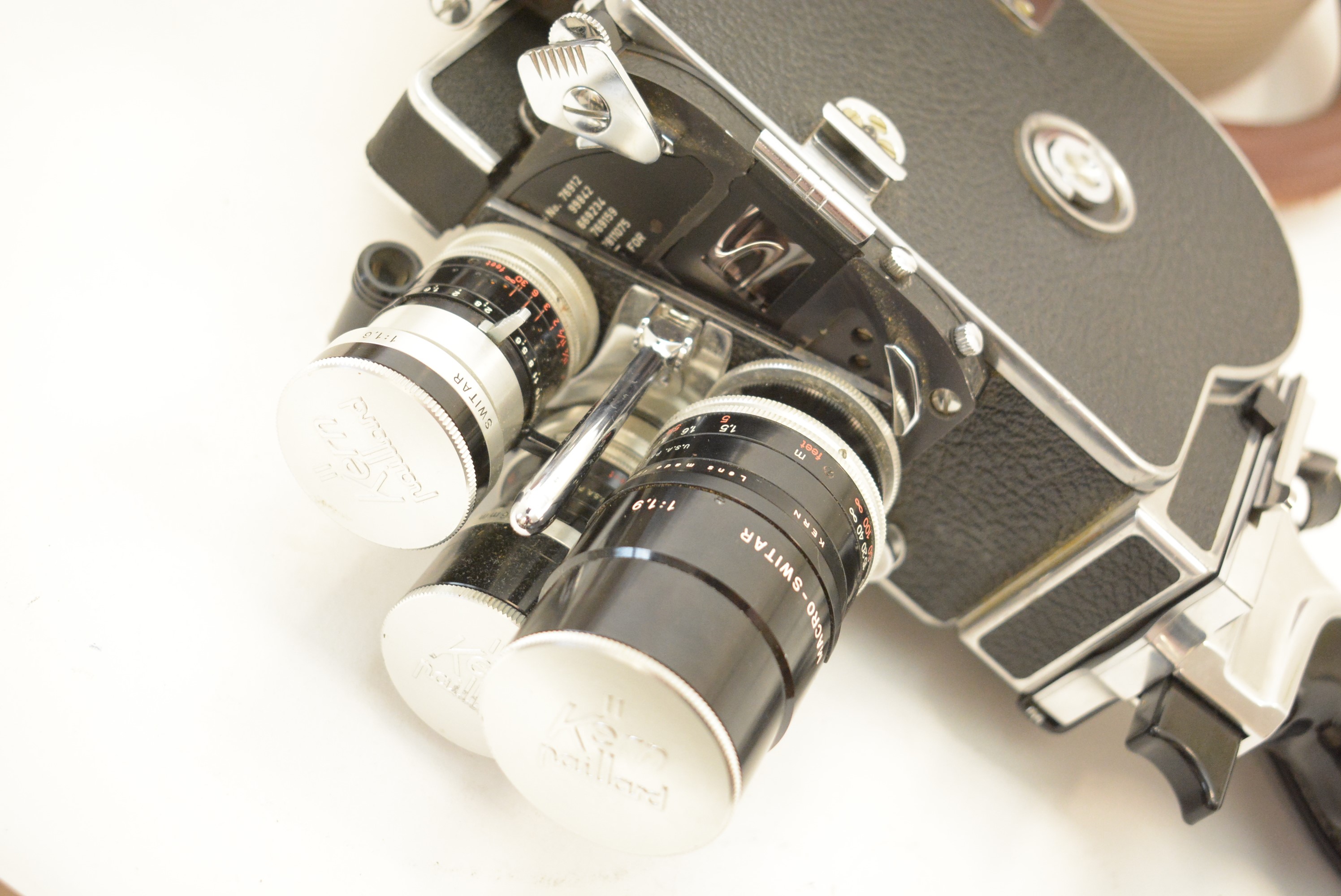 Lot 654 - Bolex H16 Reflex cine camera, cased.