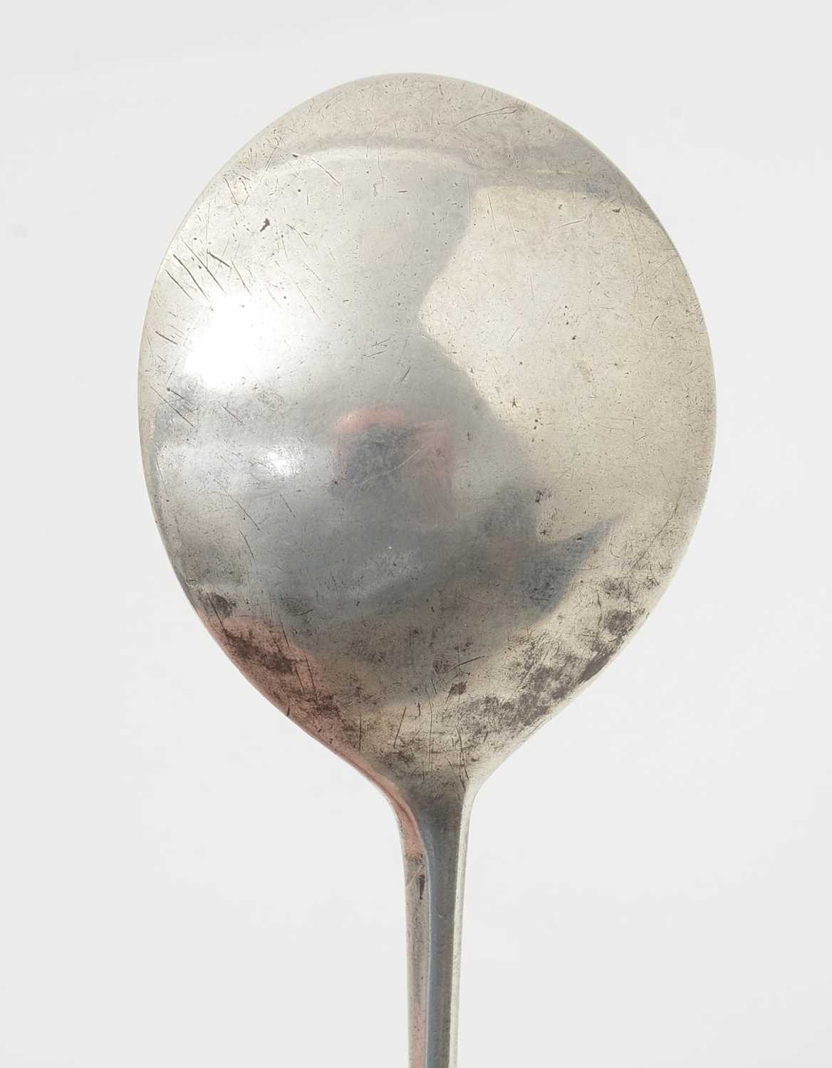 Lot 28 - A rare medieval silver acorn knop spoon.