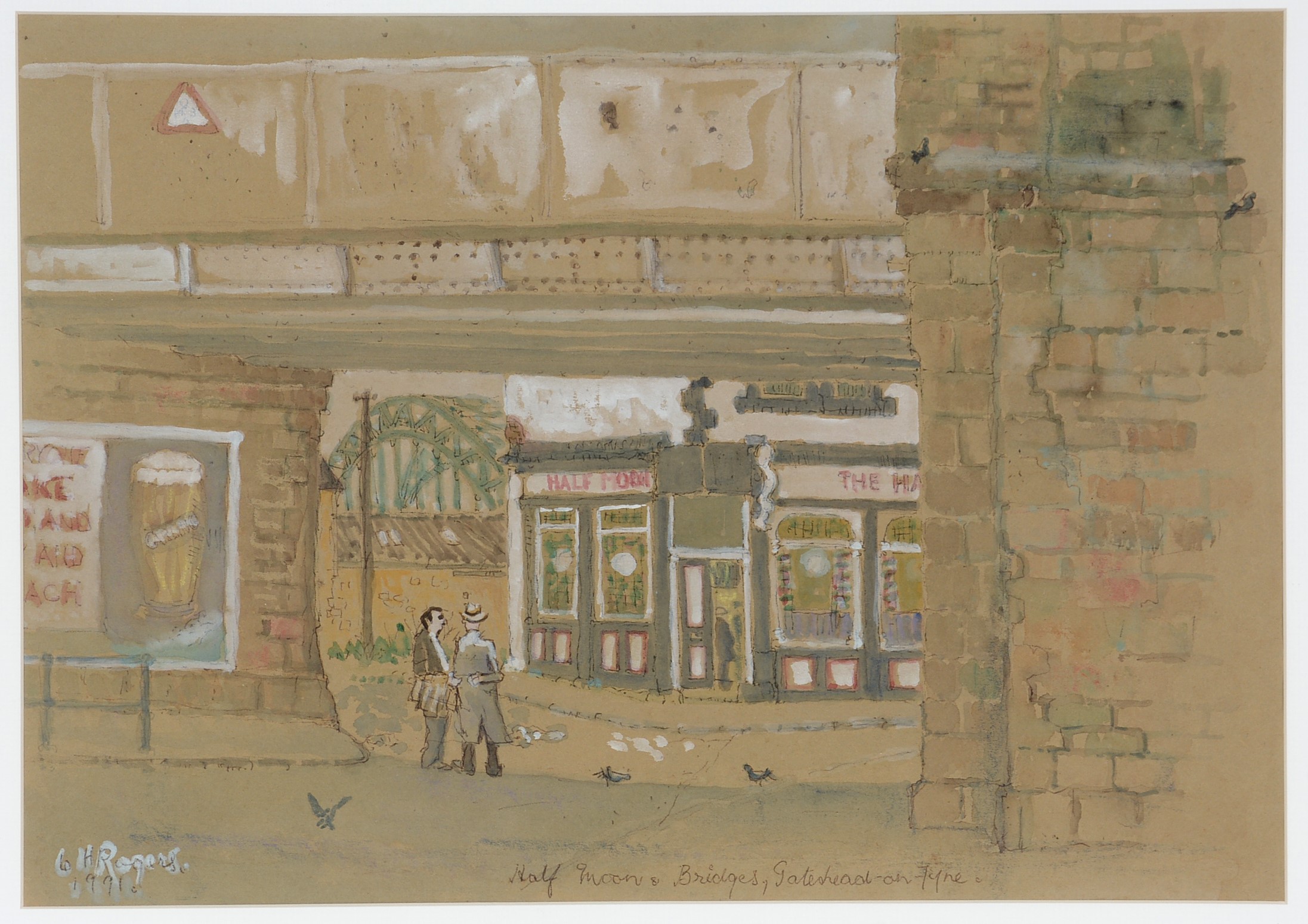 Lot 37 - Charlie Rogers - Half Moon and Bridges,