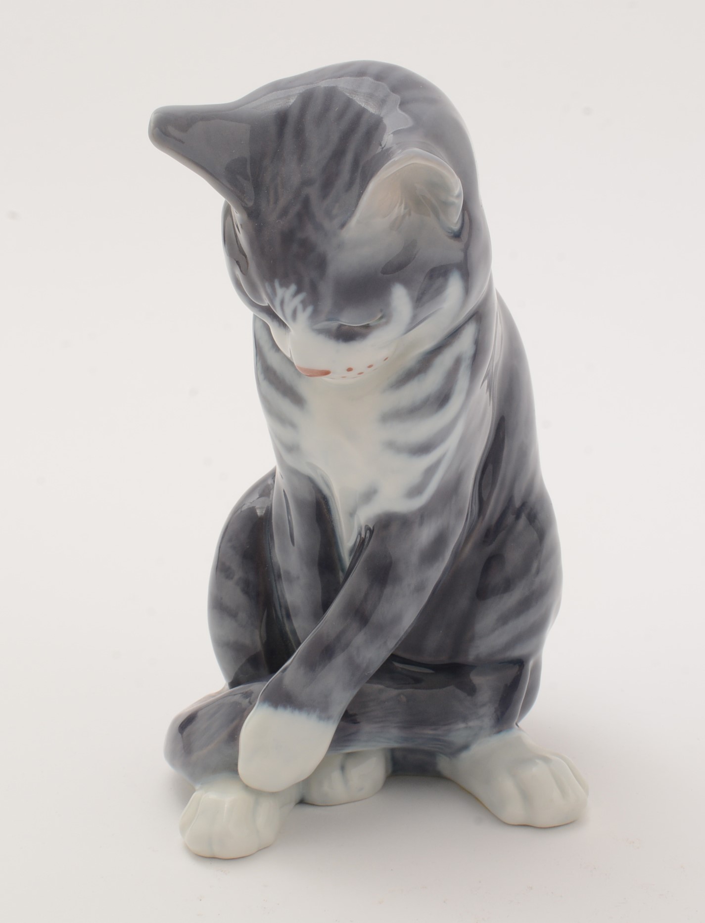 Lot 741 - Three Royal Copenhagen cats