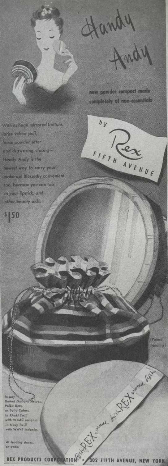 Lot 86 - 1943 Rex Fifth Avenue "Handy Andy" taffeta