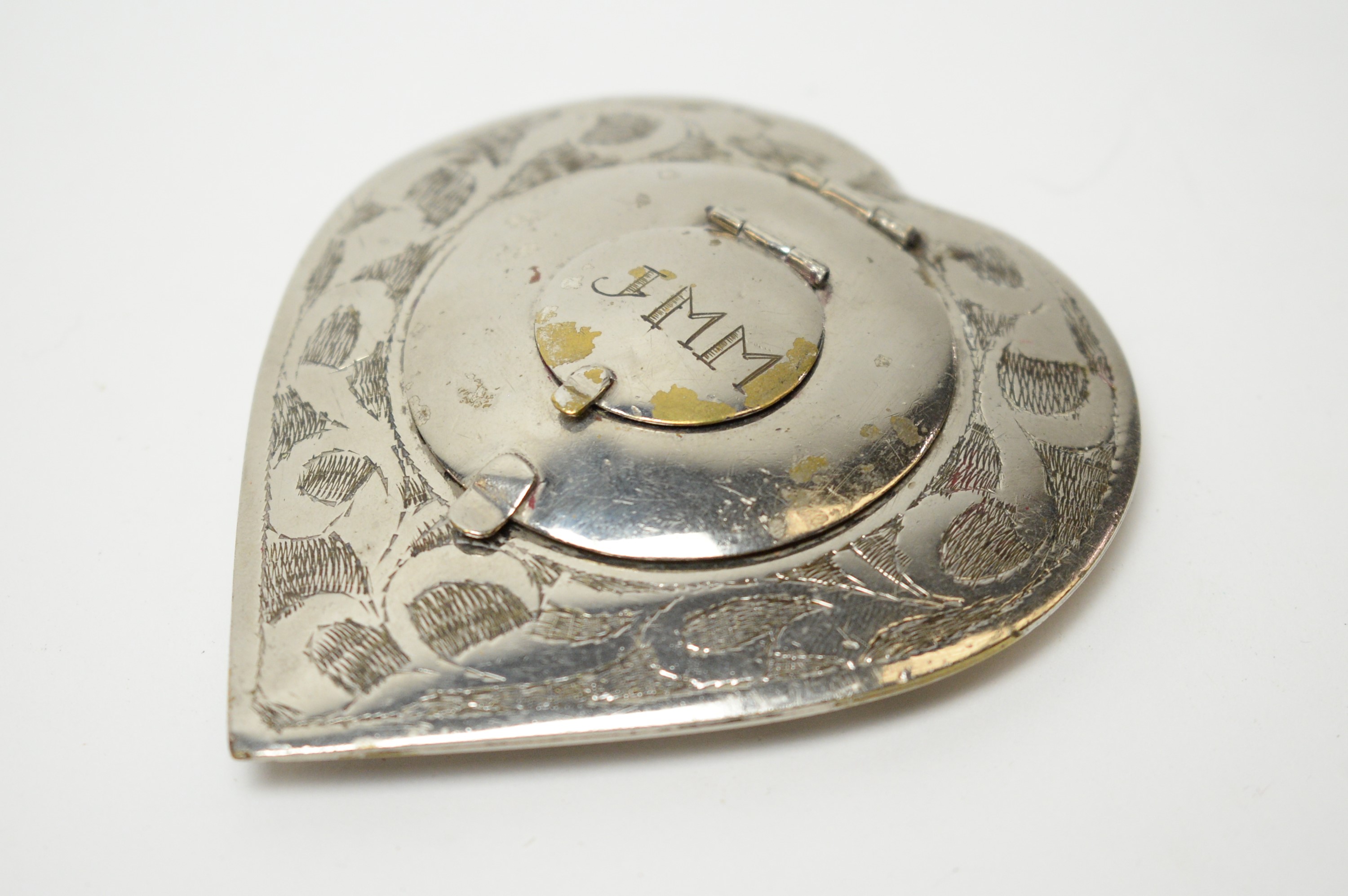 Lot 97 - 1940s Second World War Eastern white metal