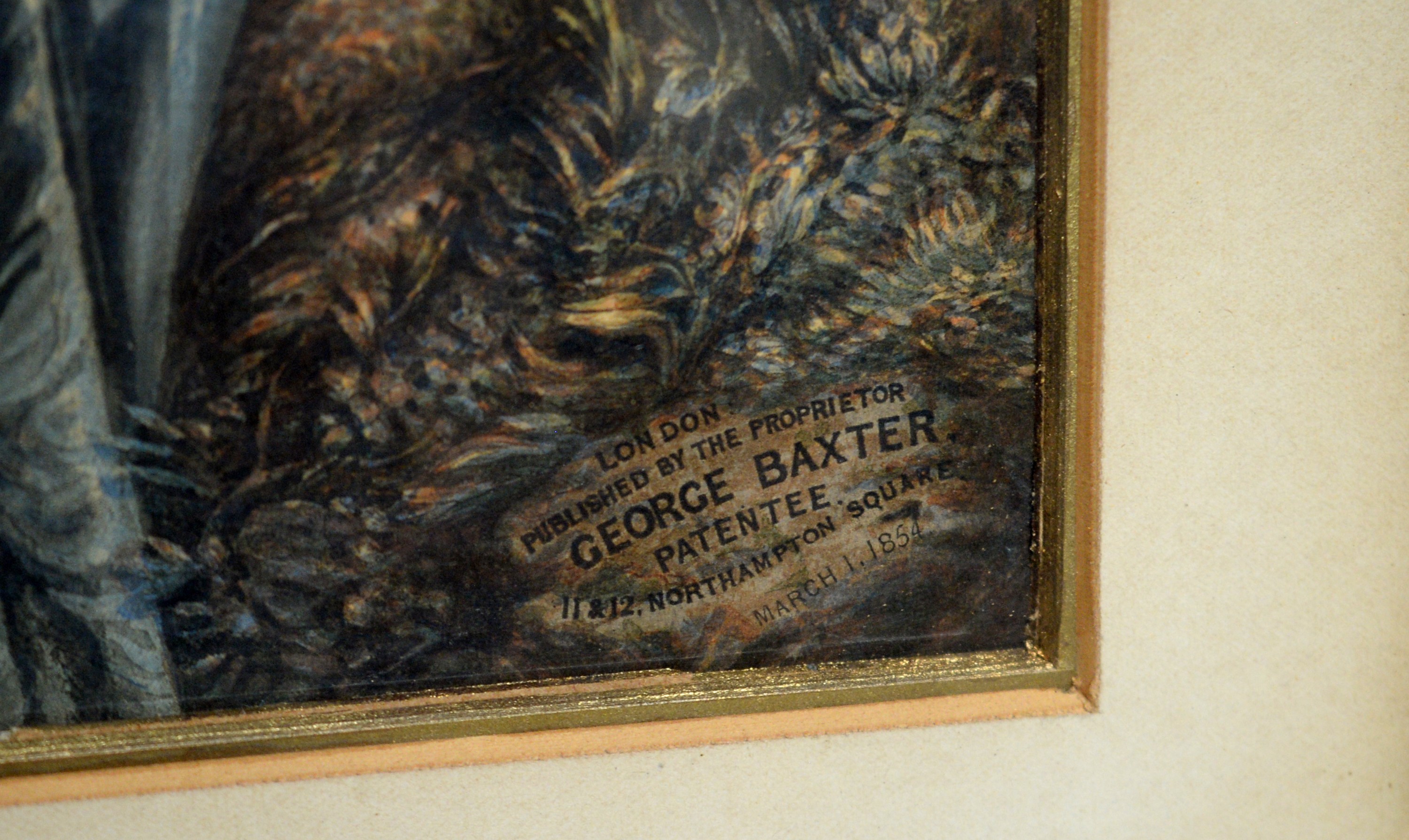 Lot 701 - George Baxter - The Love Letter, and The