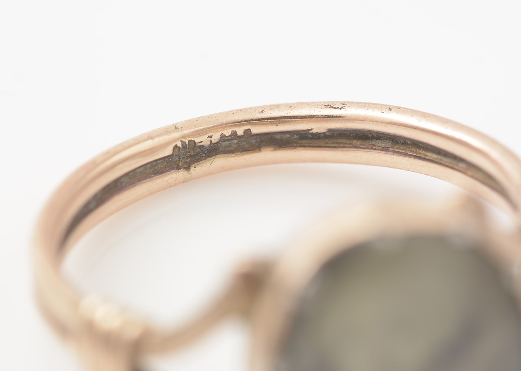 Lot 468 - A miniature portrait ring, possibly