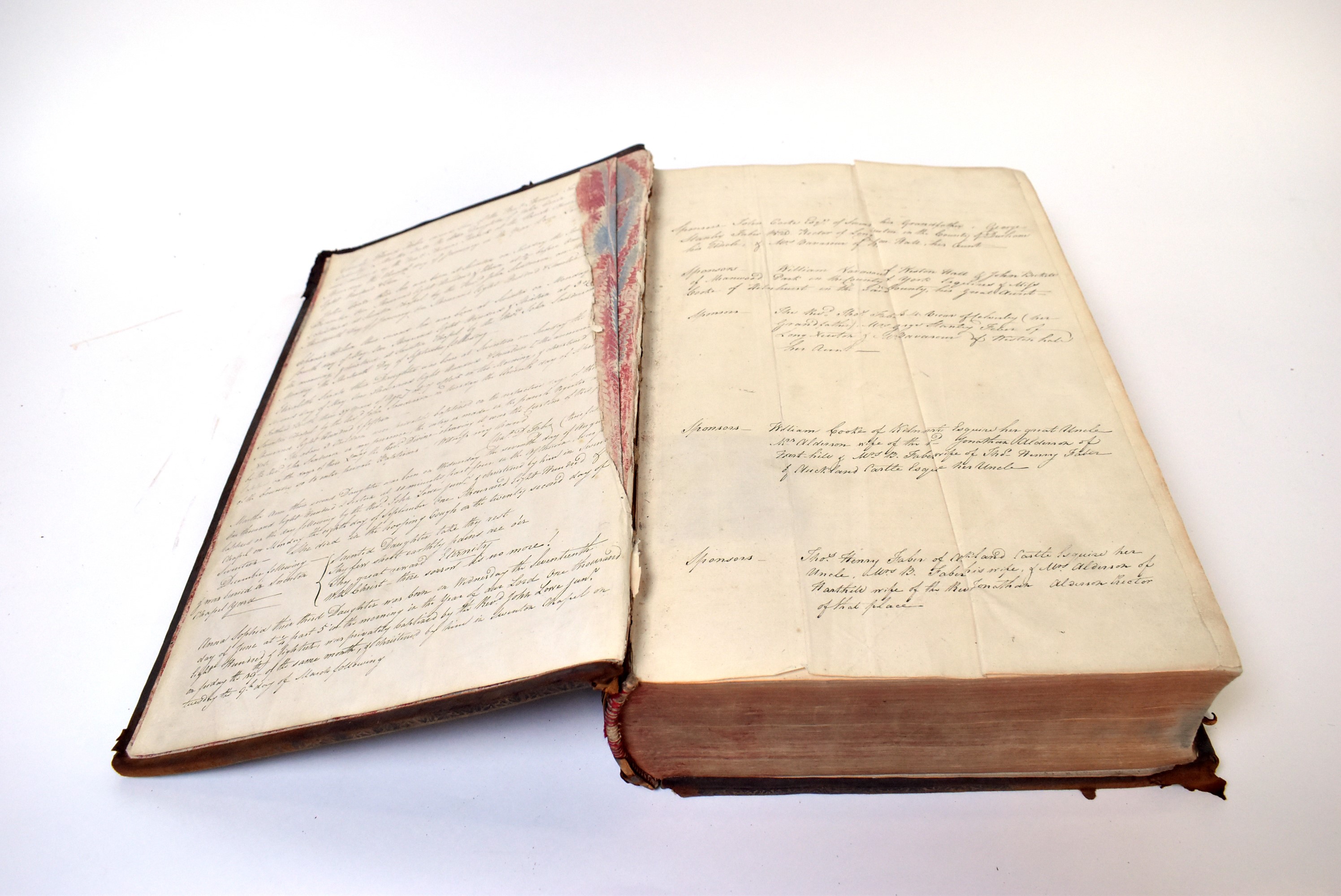 Lot 654 - The Faber Family Bible, photographs and