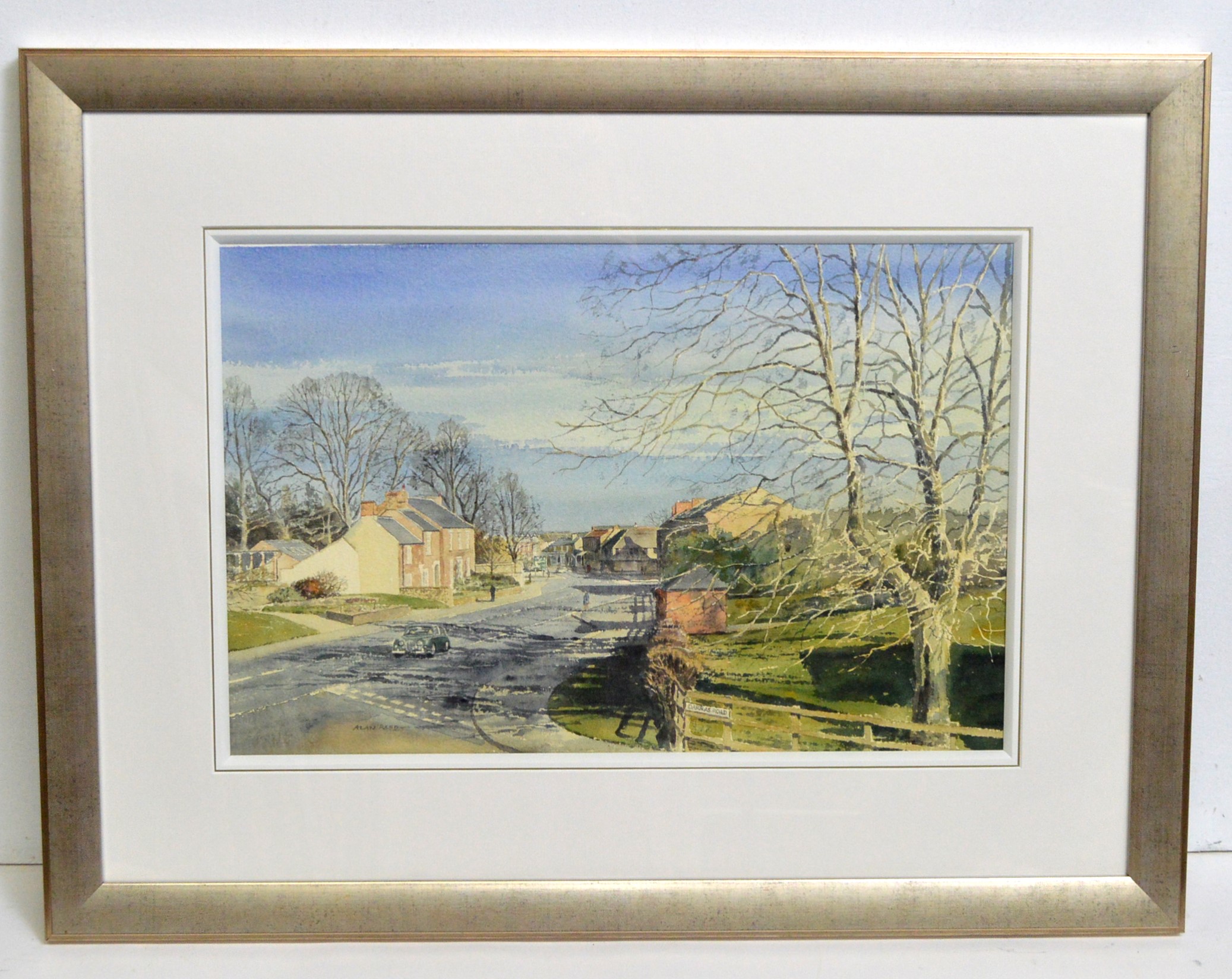 Lot 611 - Alan Reed - Two Views of Ponteland
