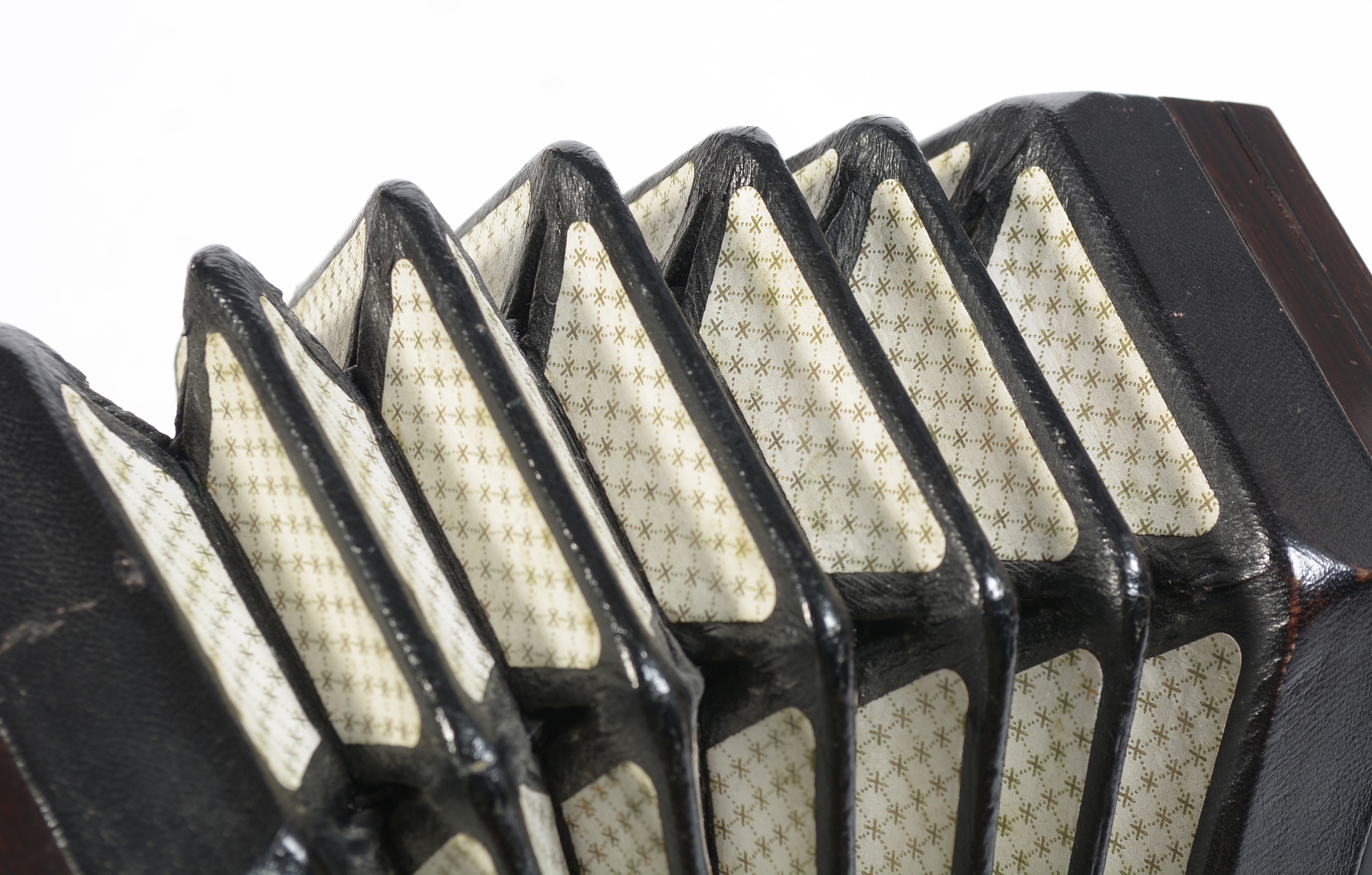 Lot 310 - A 48 button English system concertina